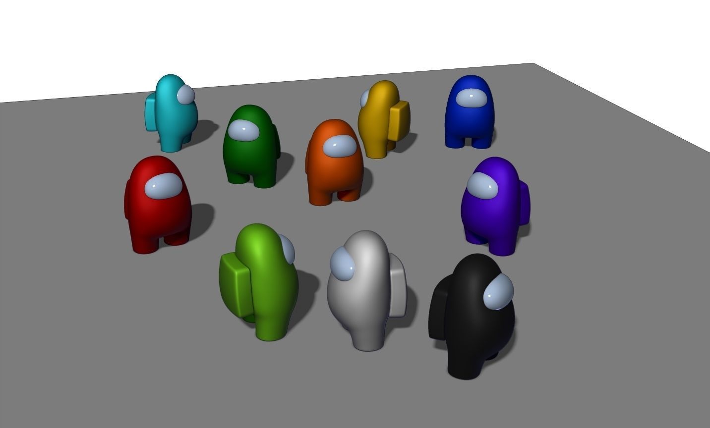 Among Us 3D model 3D printable | CGTrader