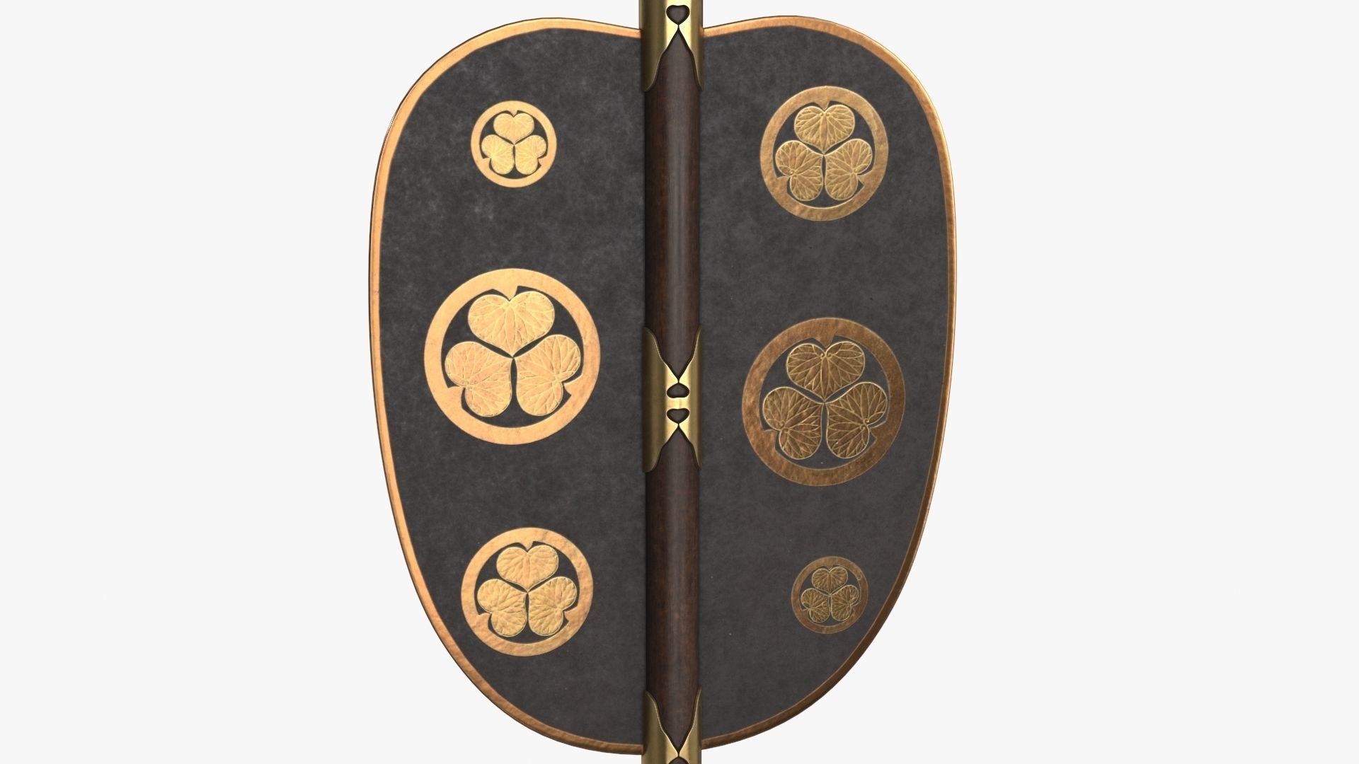 3D model Japanese War Fan Gunbai VR / AR / low-poly | CGTrader