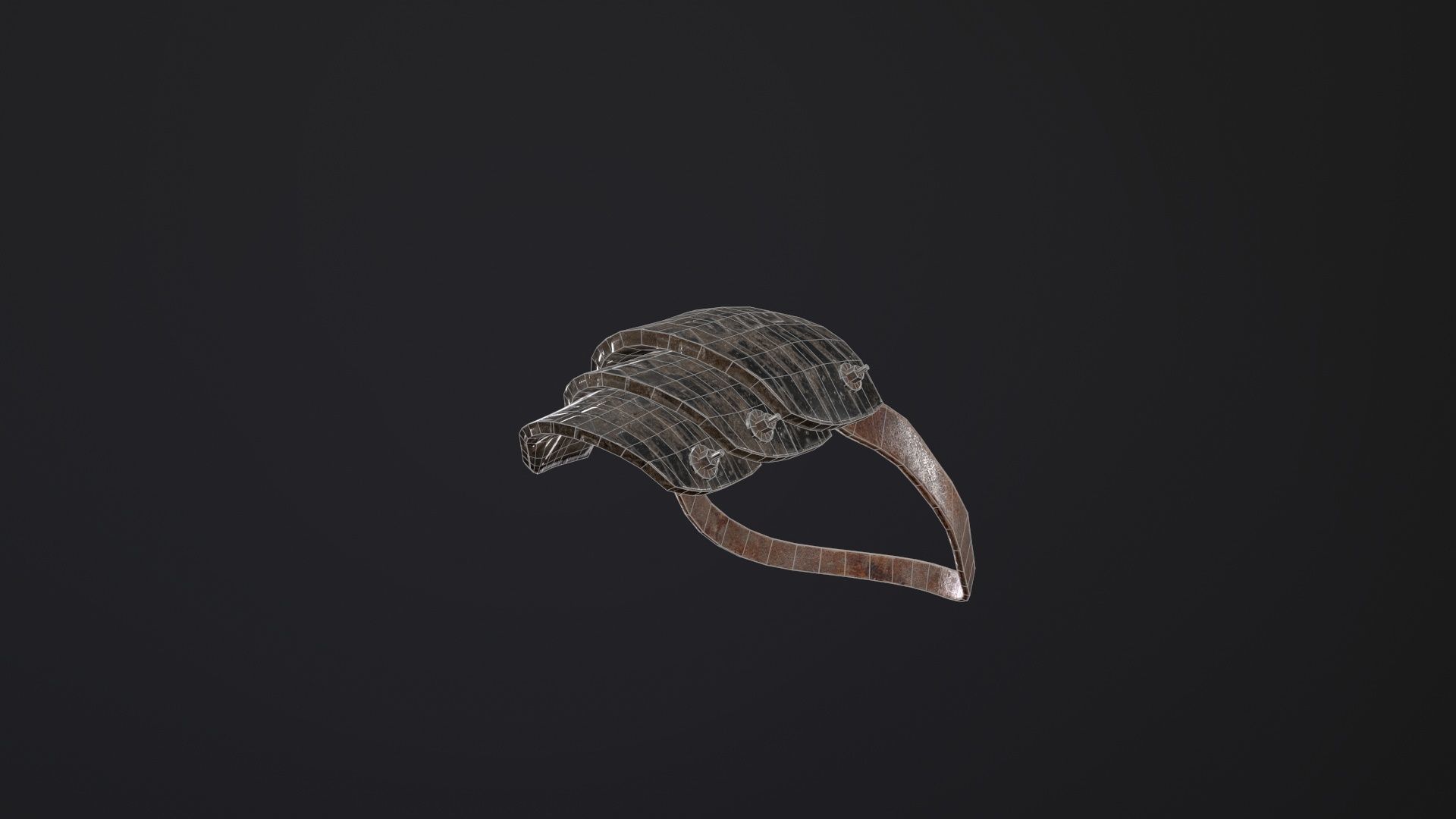 3D model Triple Tire Pauldrons PBR VR / AR / low-poly | CGTrader