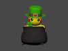 Pokemon Pikachu St patrick day free free 3D model 3D printable | CGTrader