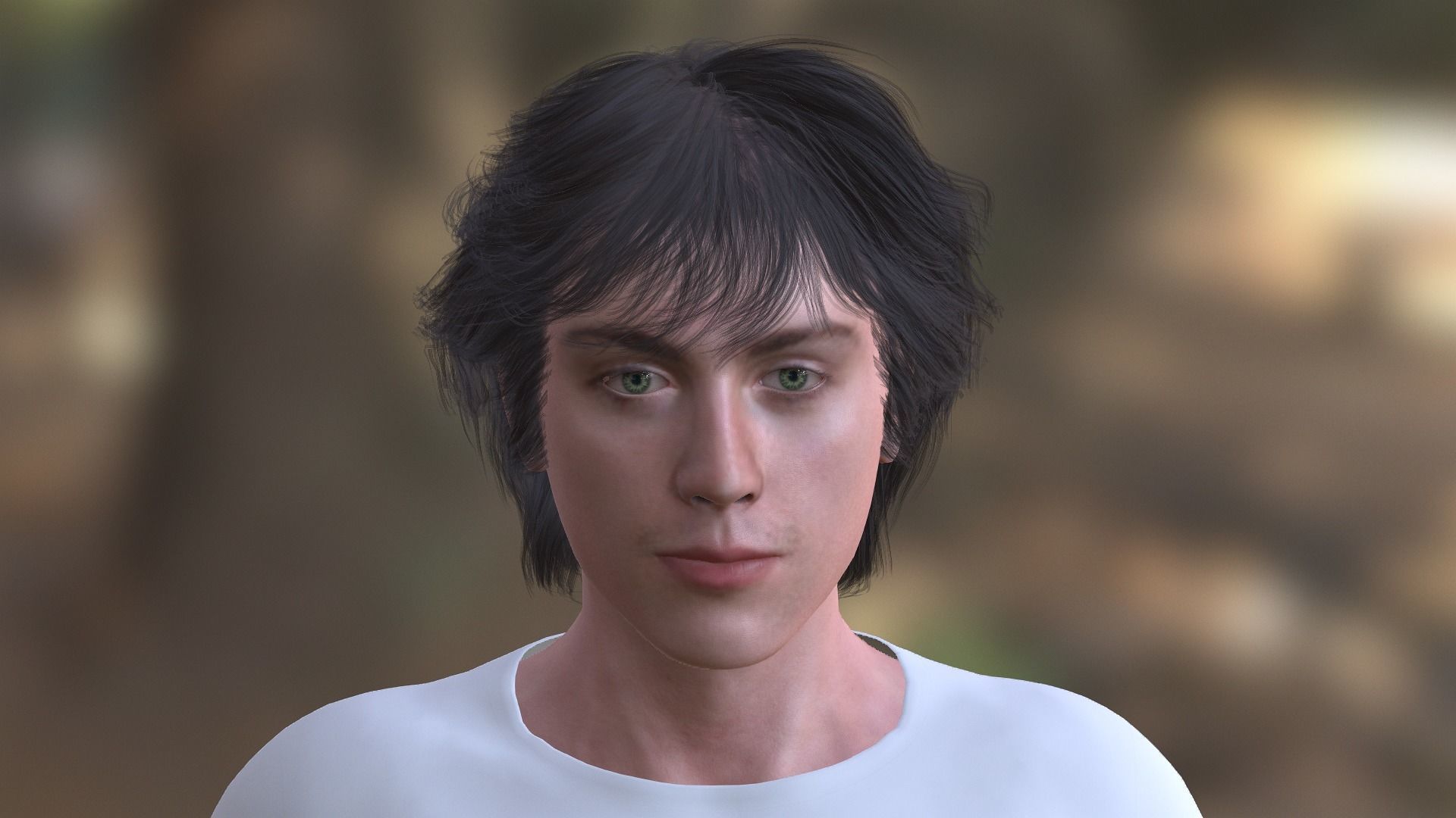 3D model Young Aaron Taylor VR / AR / low-poly | CGTrader