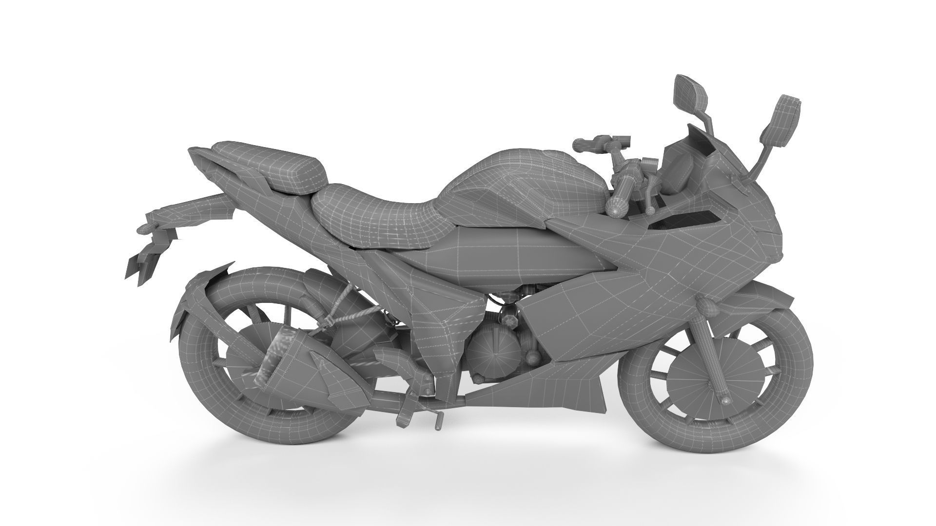 3D model Suzuki Gixxer SF VR / AR / low-poly | CGTrader