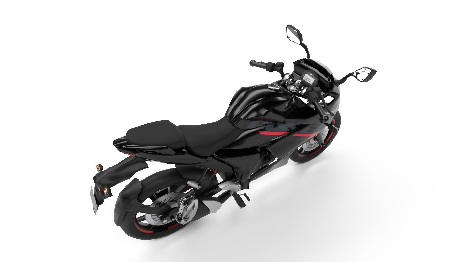 3D model Suzuki Gixxer SF VR / AR / low-poly | CGTrader