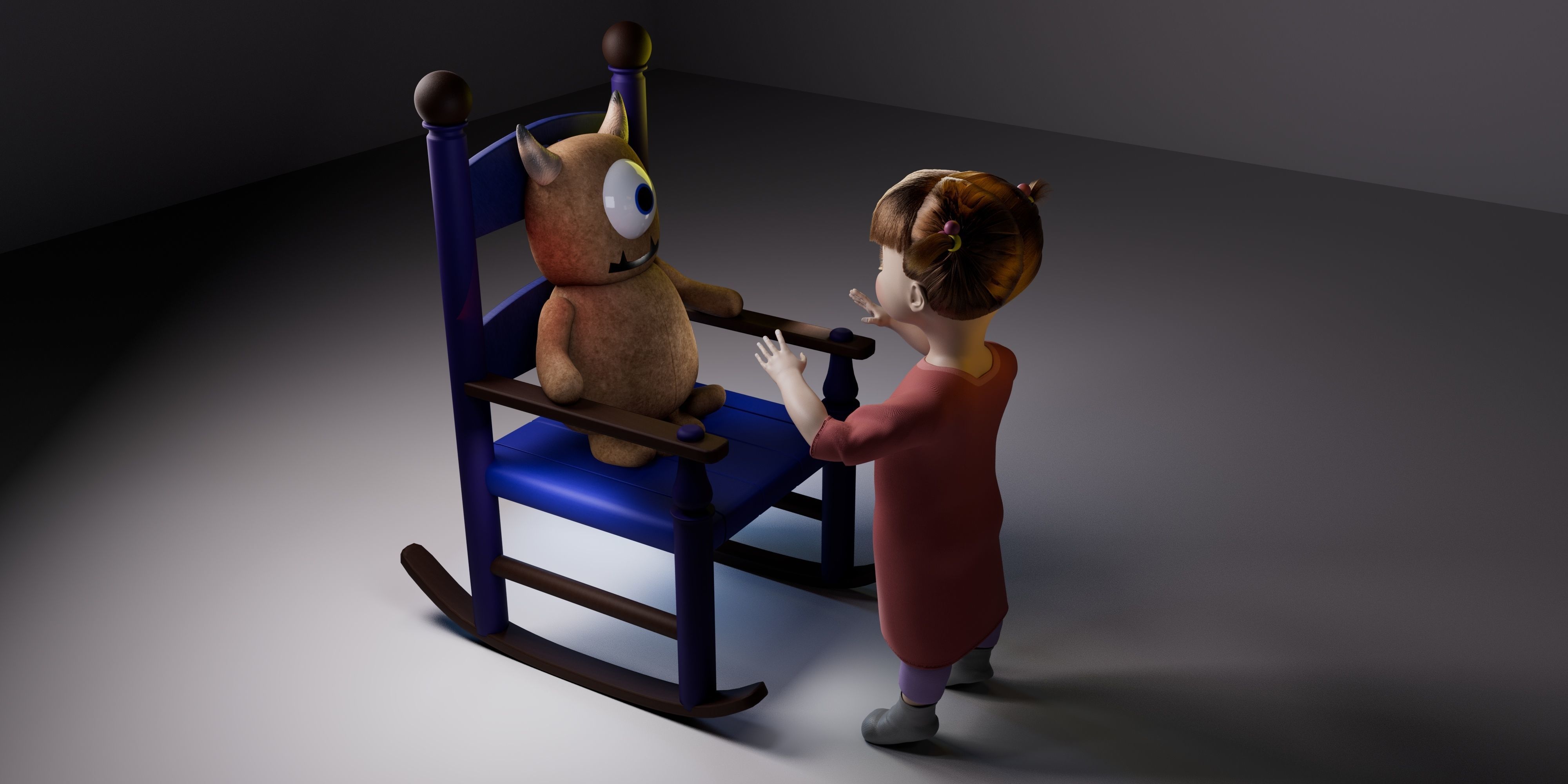 Bu from Corporation of Monsters 3D model | CGTrader