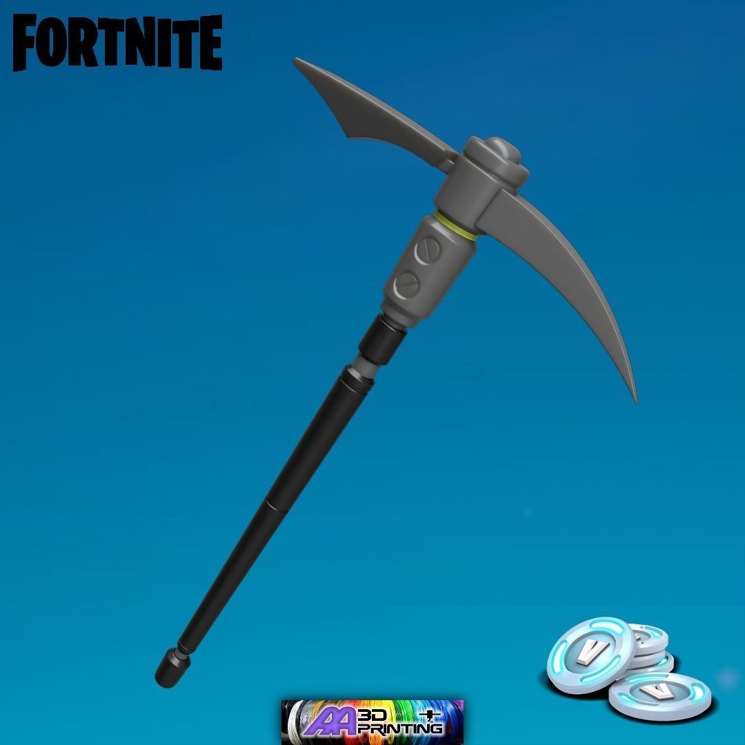 Fortnite Default Pickaxe 3D model 3D printable | CGTrader