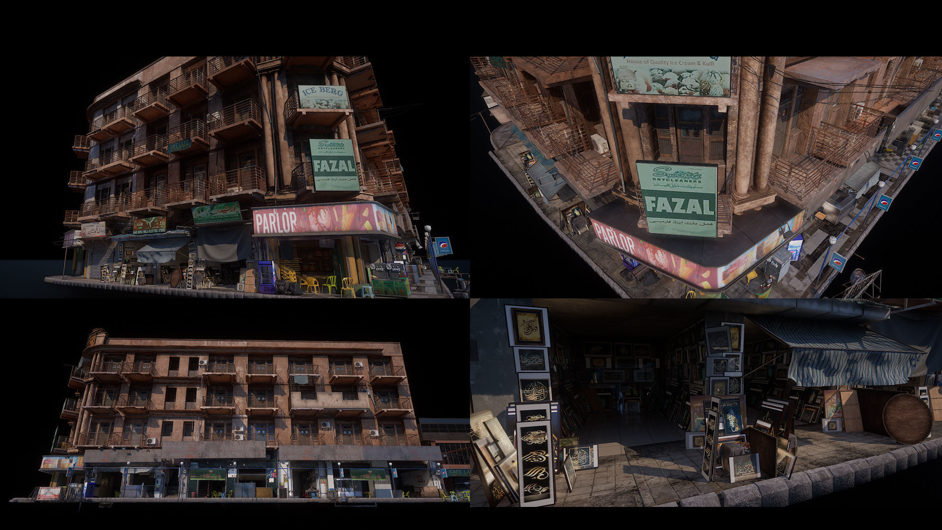 BURNSROAD CAFE 3D model | CGTrader