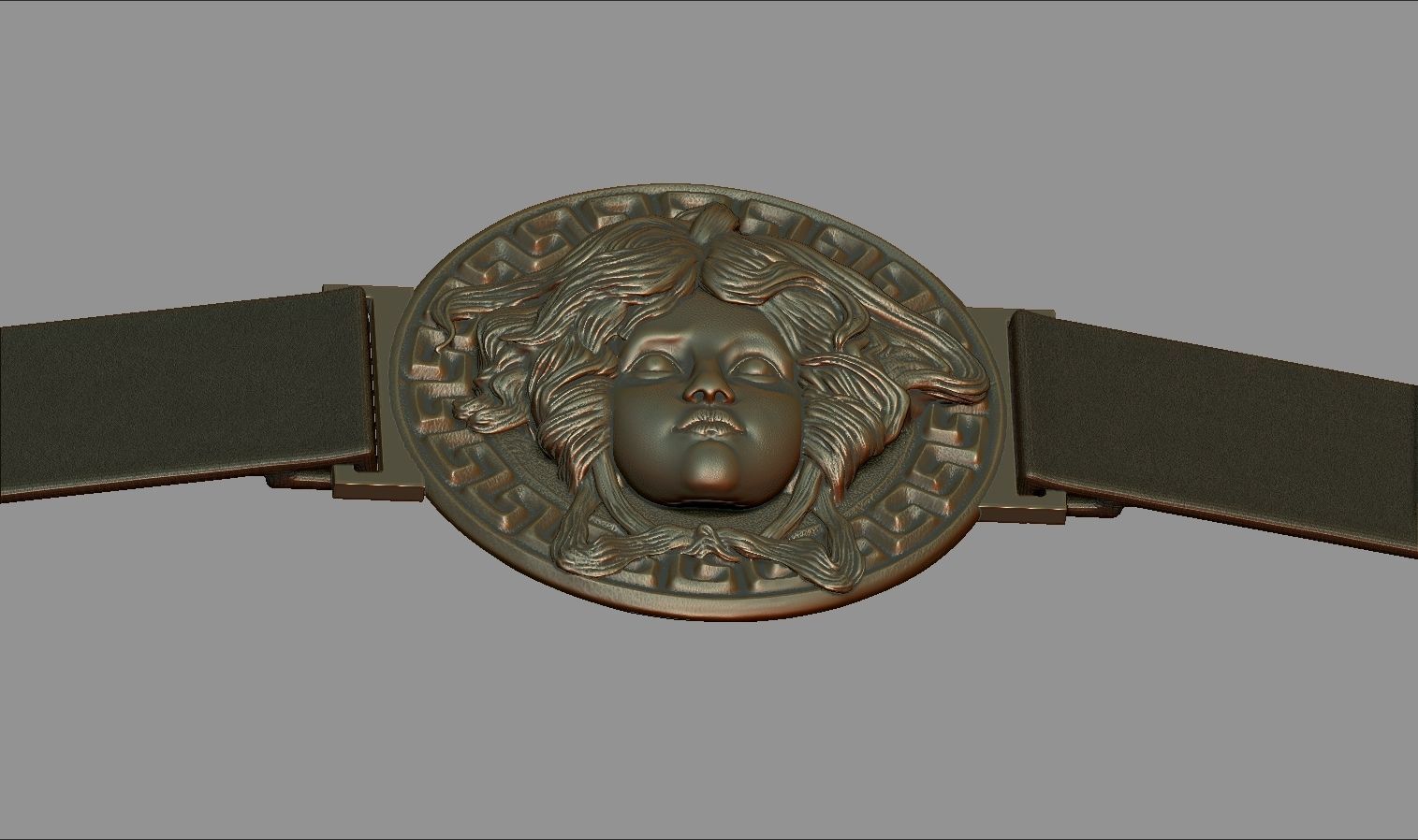 Versace Coin Bracelet -Belt free 3D model 3D printable | CGTrader