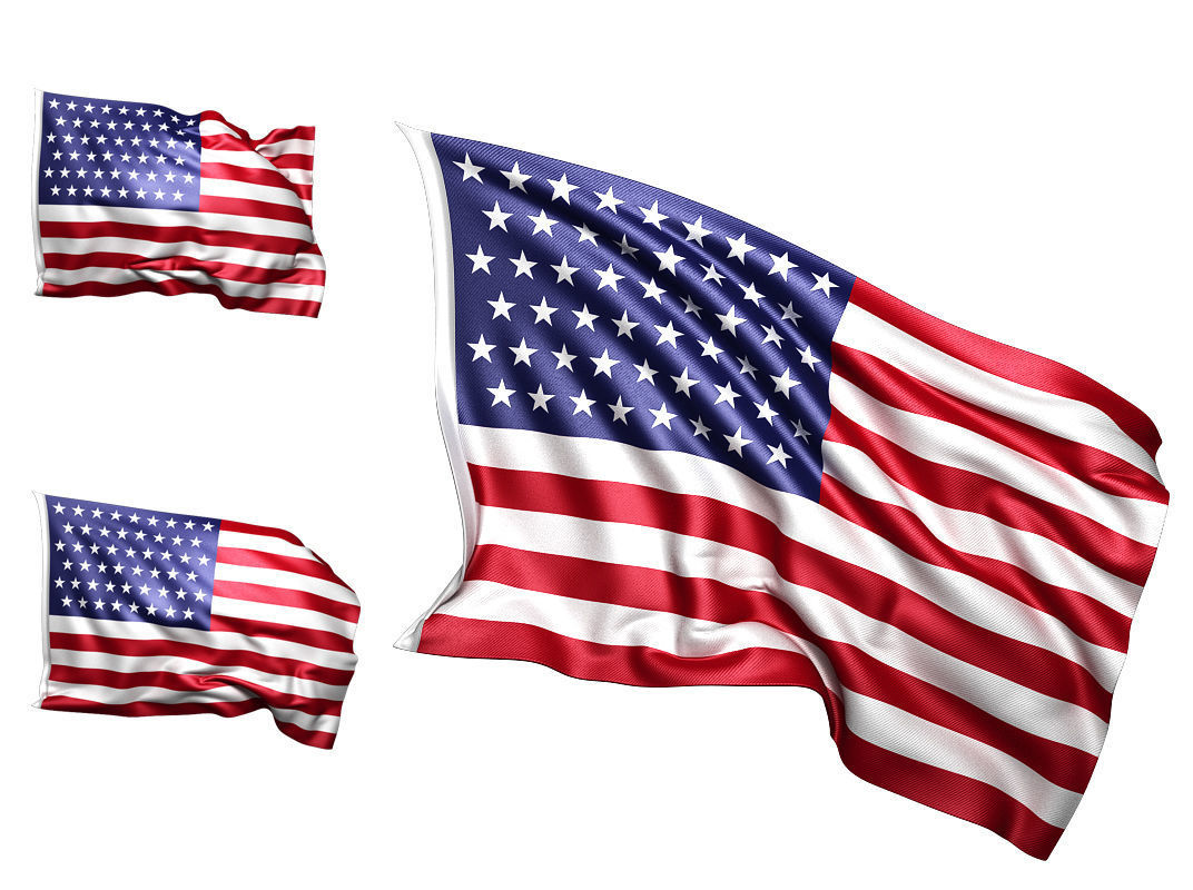 Realistic Looping Flag Animation 3D model animated | CGTrader