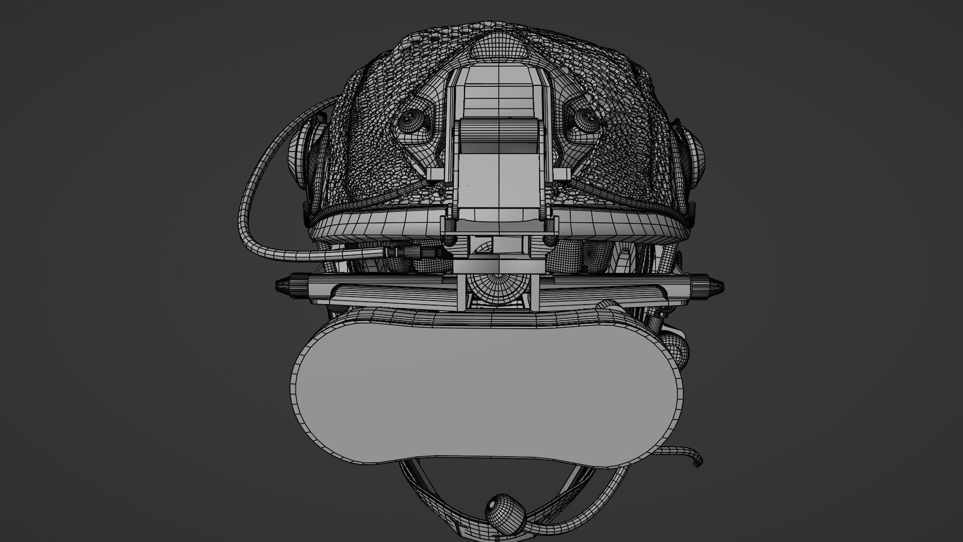 Military Helmet Full Equipped 3D model | CGTrader