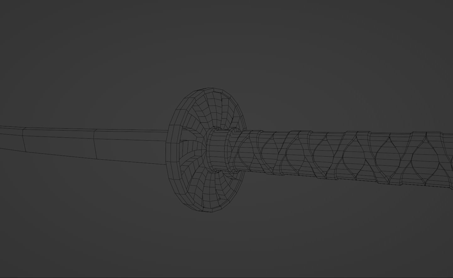3D model Katana samurai sword VR / AR / low-poly | CGTrader