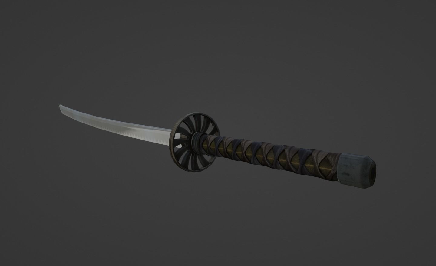 3D model Katana samurai sword VR / AR / low-poly | CGTrader