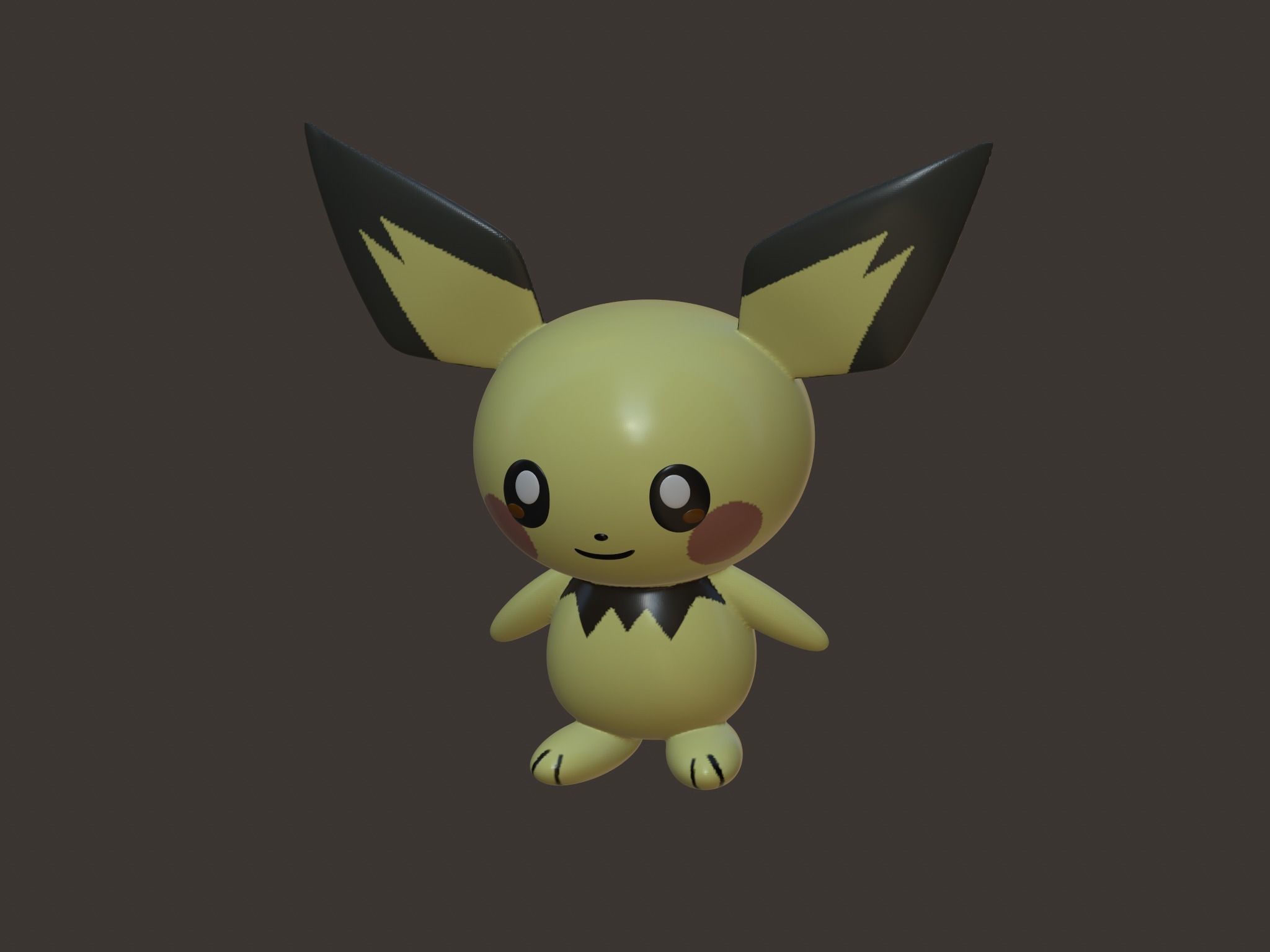 Pokemon - Pichu 3D model | CGTrader