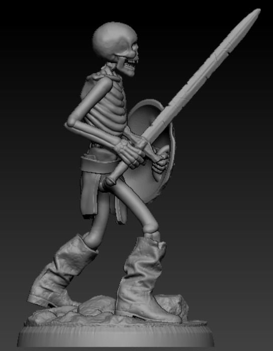 Skeleton Army 35mm 3D model 3D printable | CGTrader
