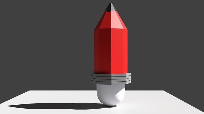 Pencil 3D model | CGTrader