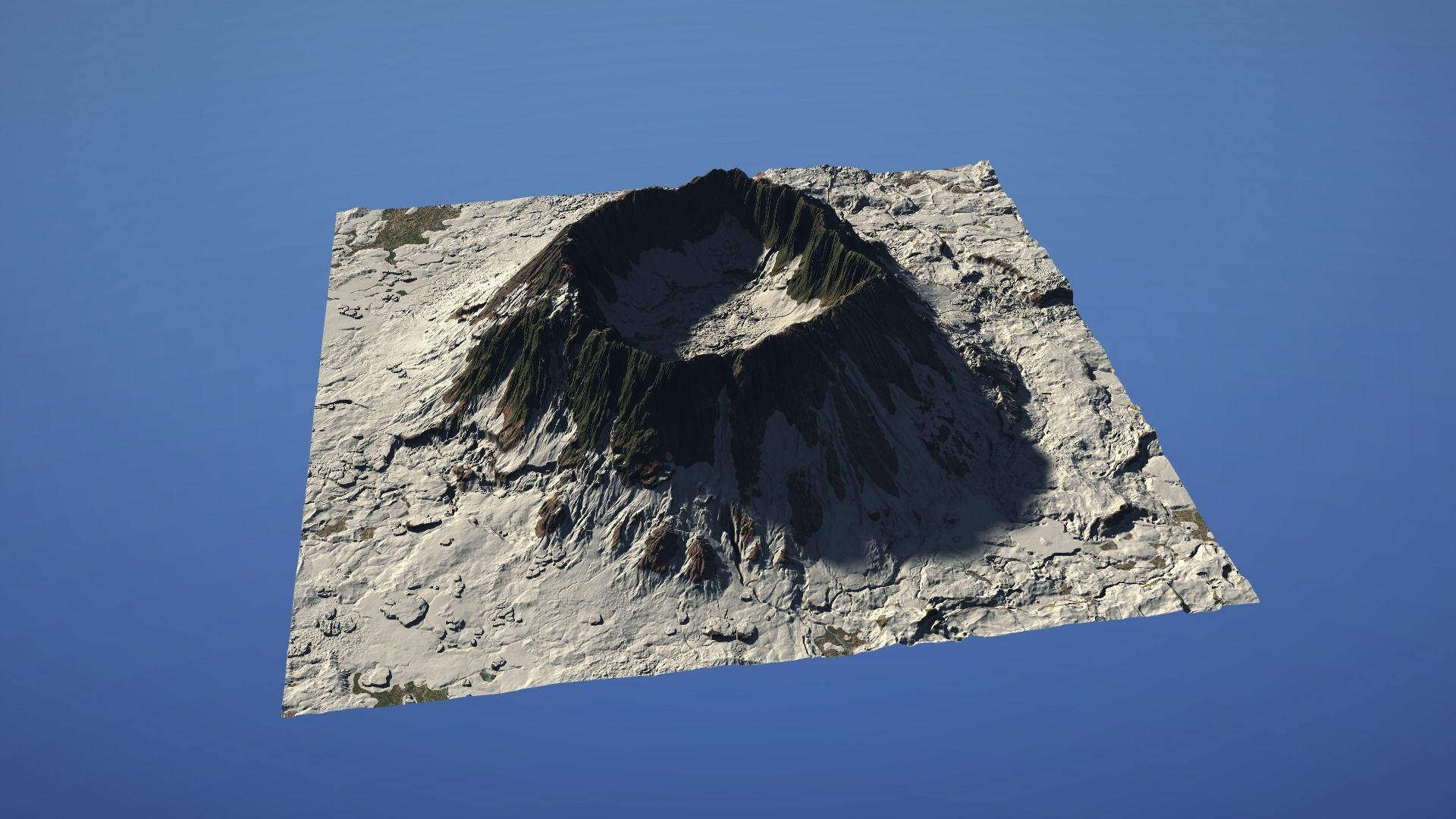 3D model Landscape Environment Volcano Snow 13 VR / AR / low-poly ...