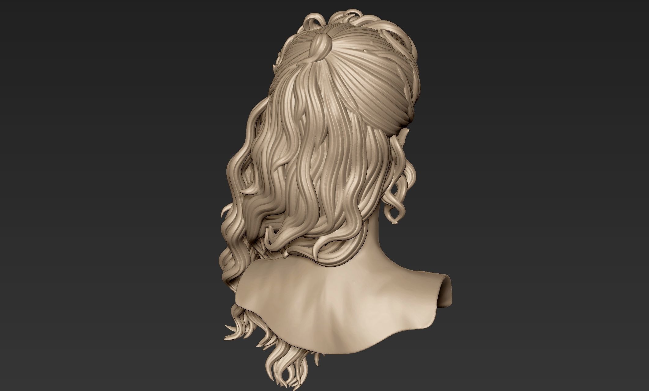 Hair 60 3D model | CGTrader