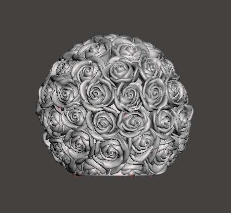 Bouquet of roses 3D model 3D printable | CGTrader