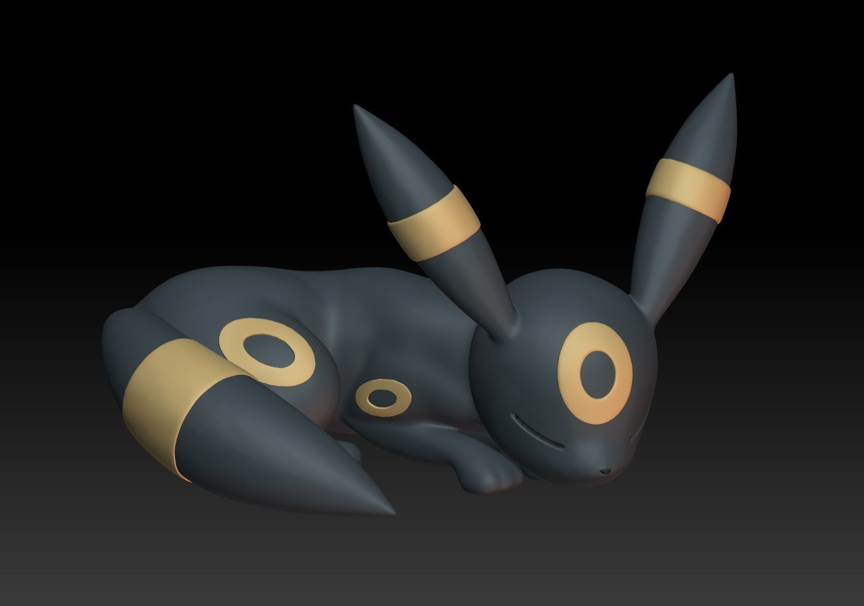Pokemon Umbreon 3D model 3D printable | CGTrader