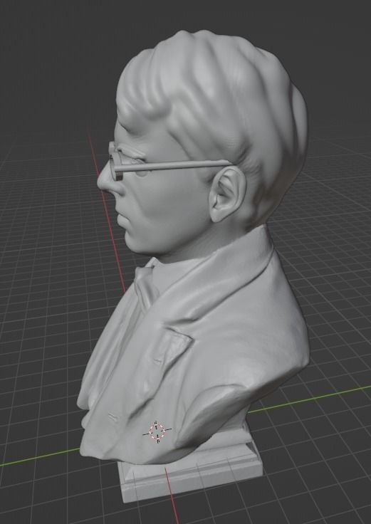 William Butler Yeats 3D model 3D printable | CGTrader