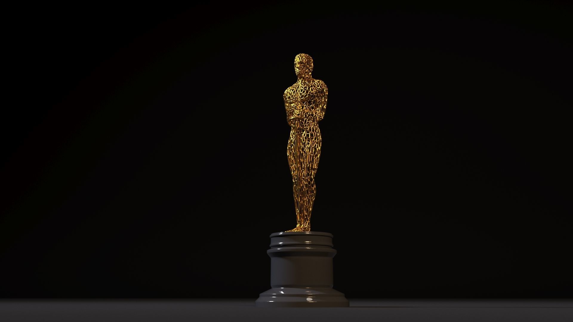 Oscar statue 3D model 3D printable | CGTrader