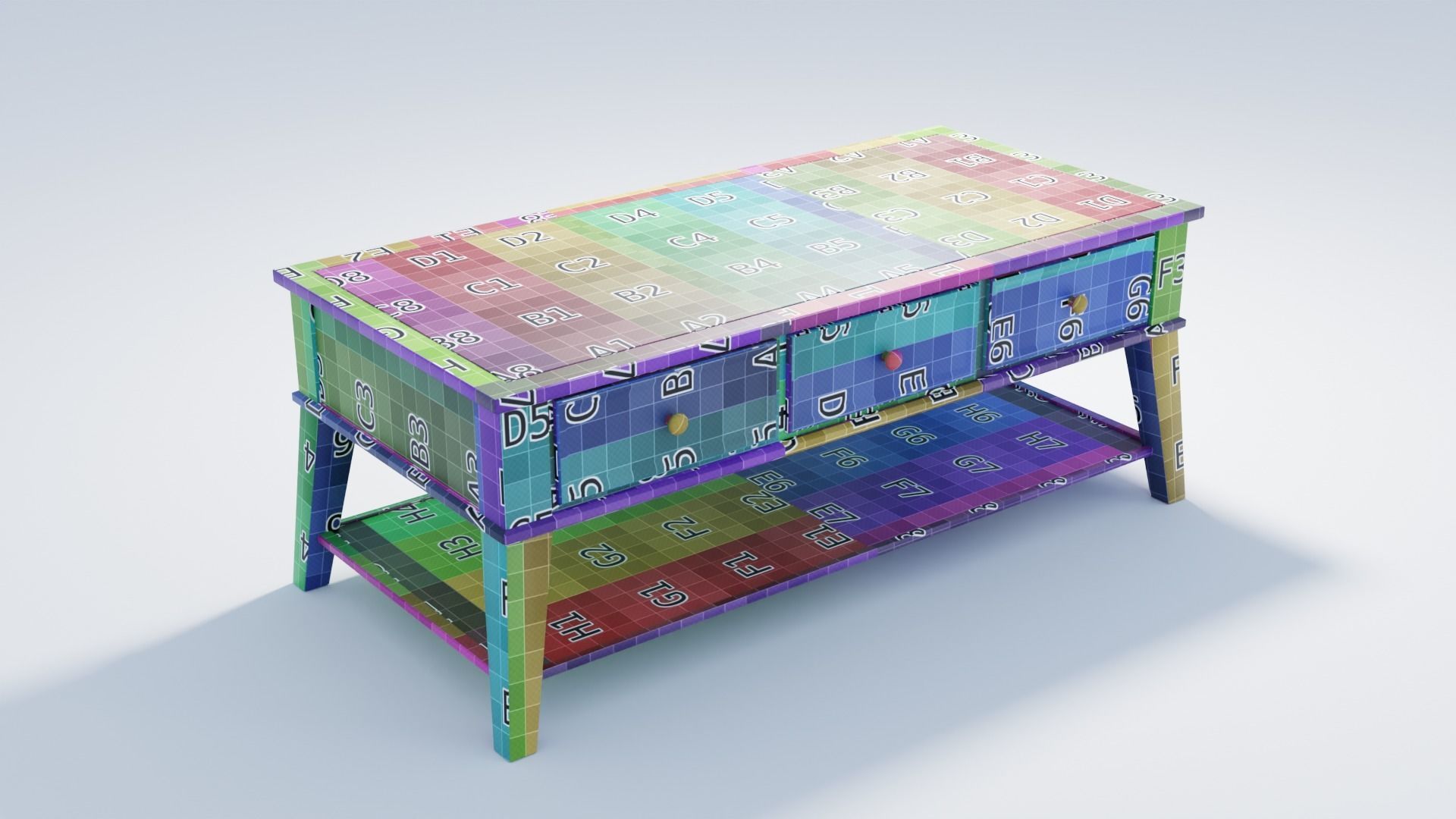 3D model Coffee Table with 4K textures VR / AR / low-poly | CGTrader