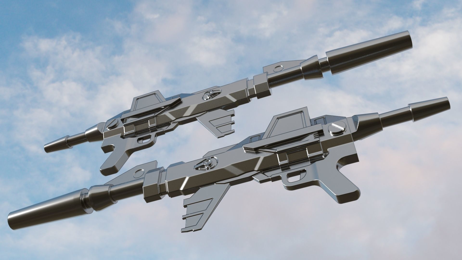 3D model Transformers Mirage G1 Gun VR / AR / low-poly | CGTrader