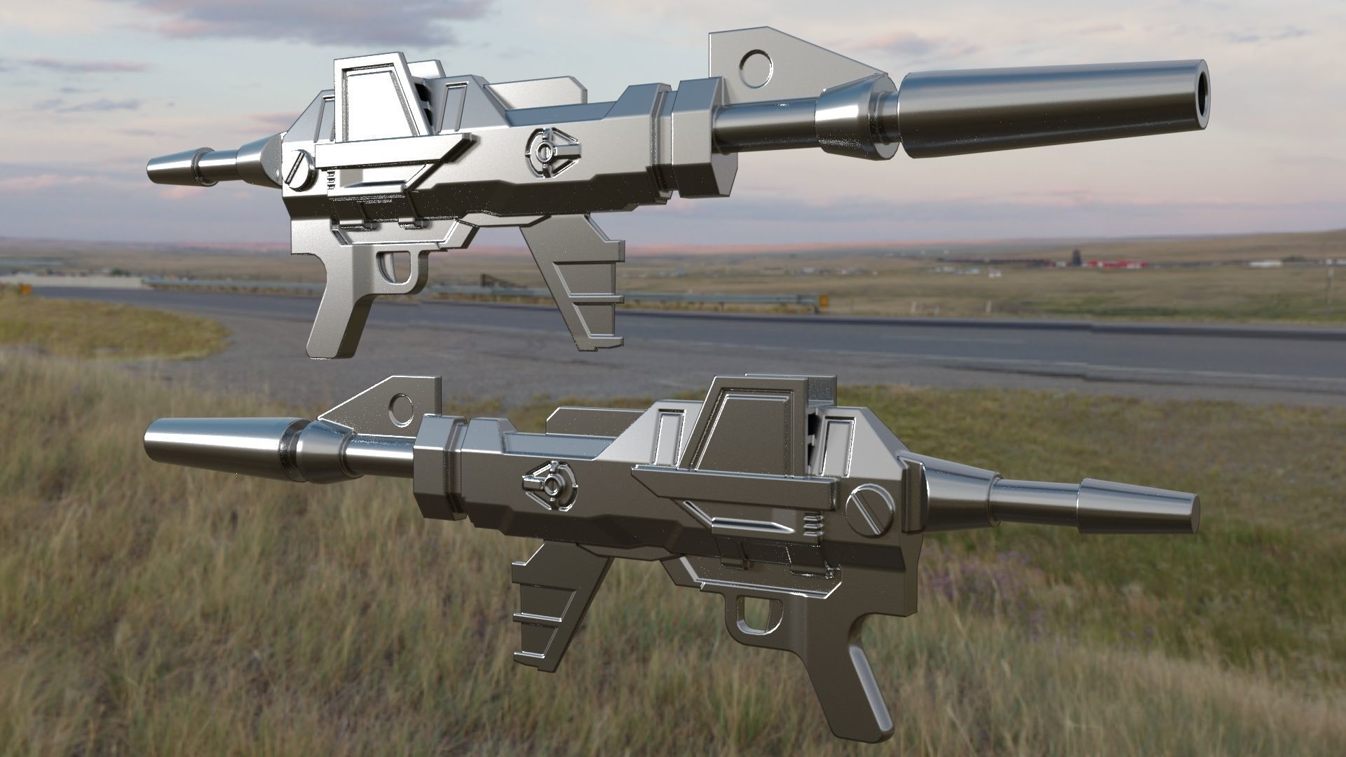 3D model Transformers Mirage G1 Gun VR / AR / low-poly | CGTrader