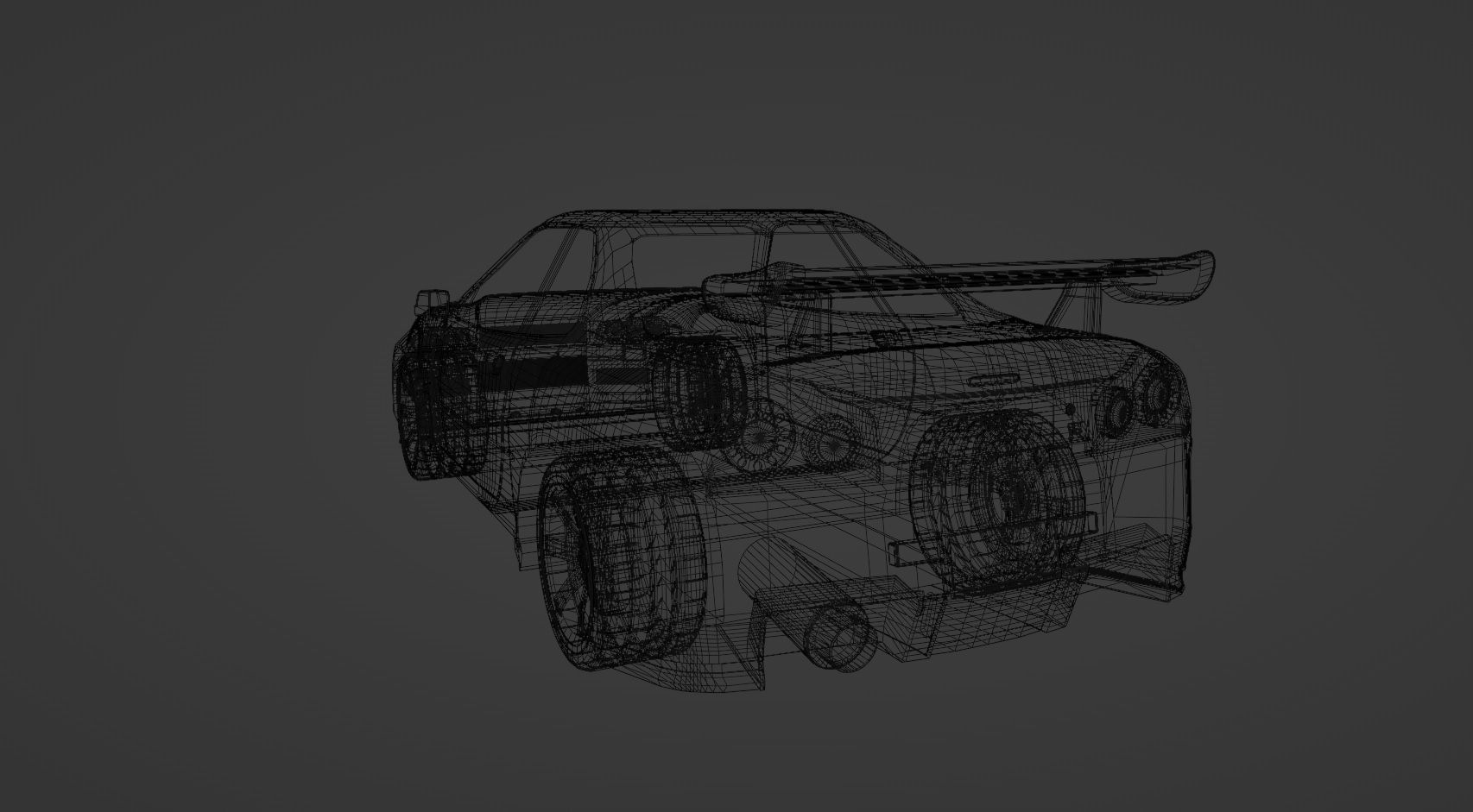 3D model Nissan Skyline R34 GTR V 1999 VR / AR / low-poly | CGTrader