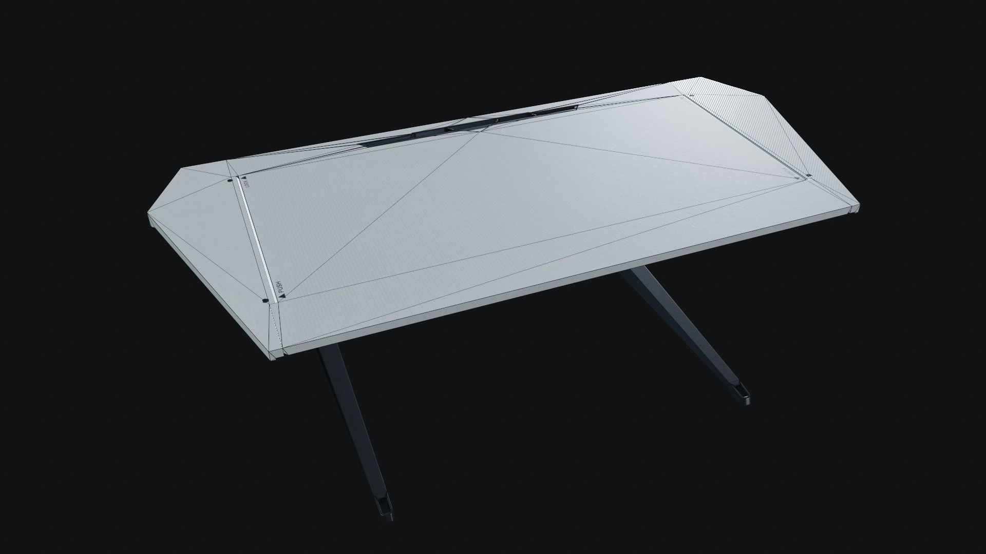 3D model Sci-Fi Desk 01 VR / AR / low-poly | CGTrader