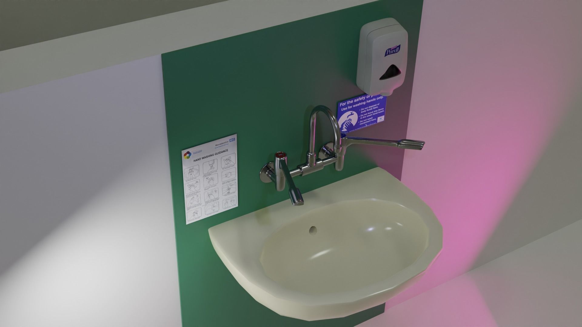 Hospital or Lab sink 3D model | CGTrader