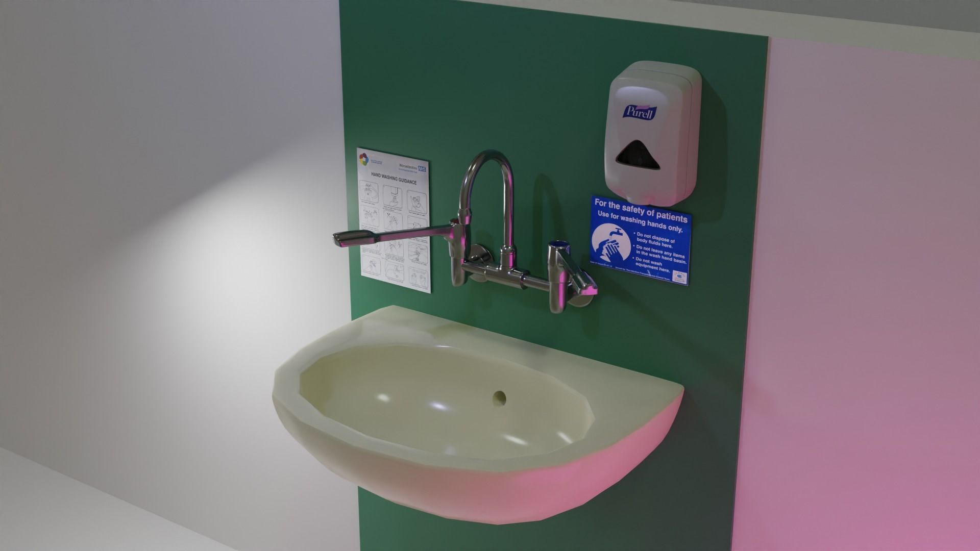 Hospital or Lab sink 3D model | CGTrader