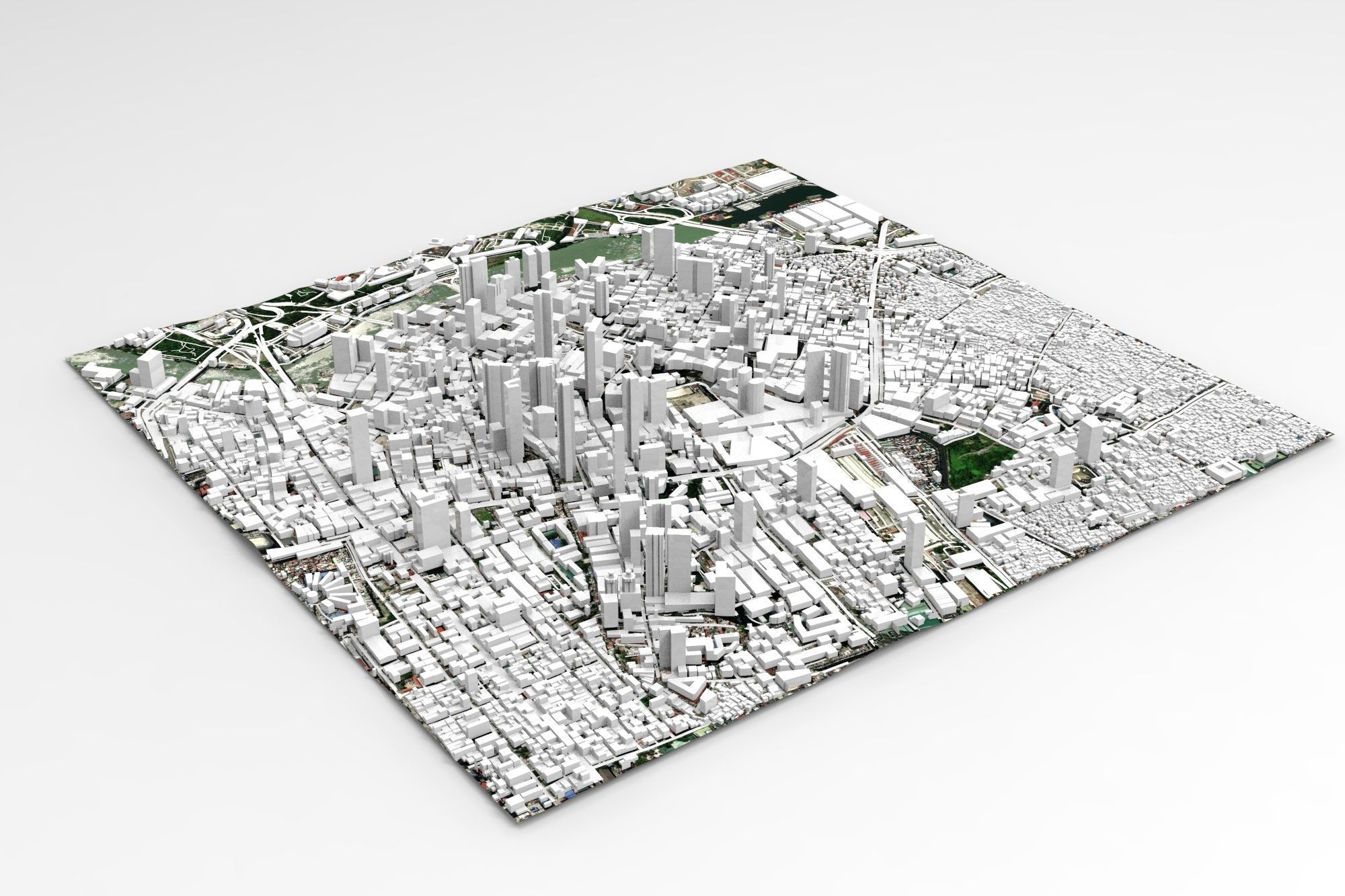Cityscape Manila Philippines 3D model | CGTrader
