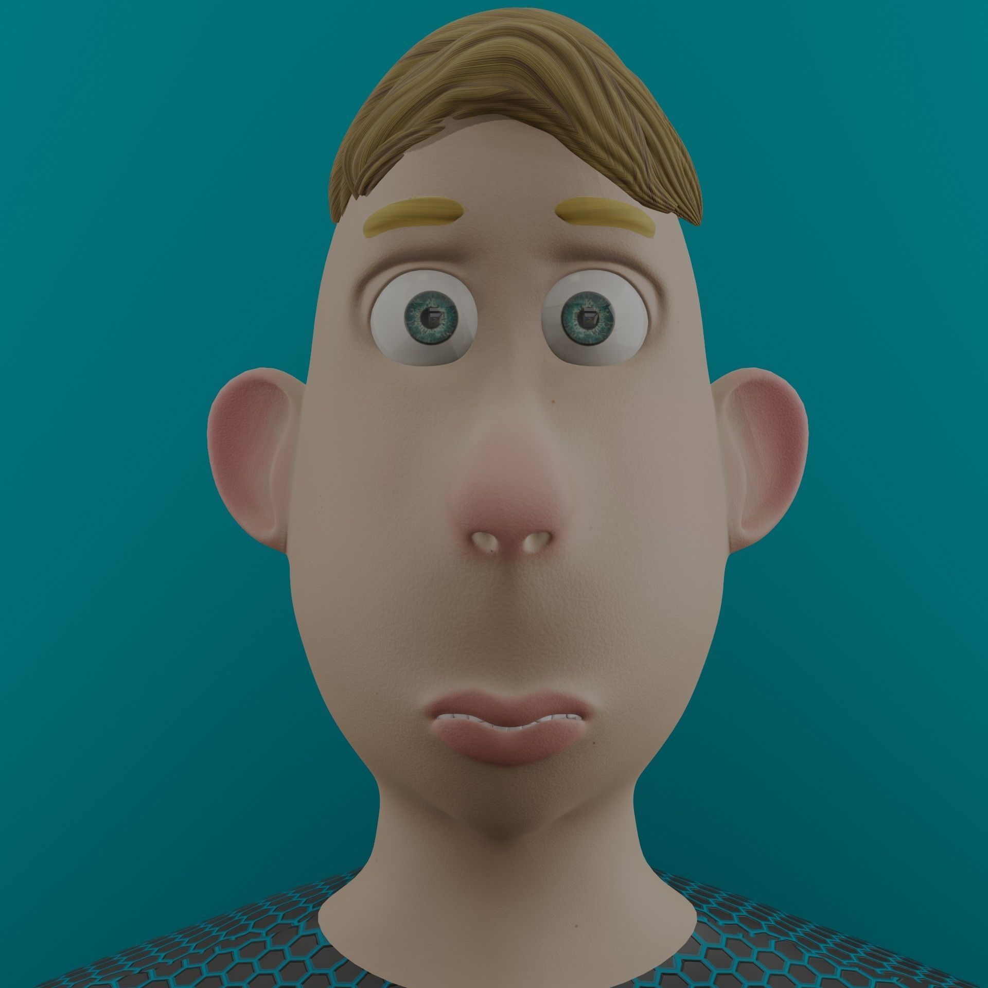 super hero character 3D model rigged | CGTrader