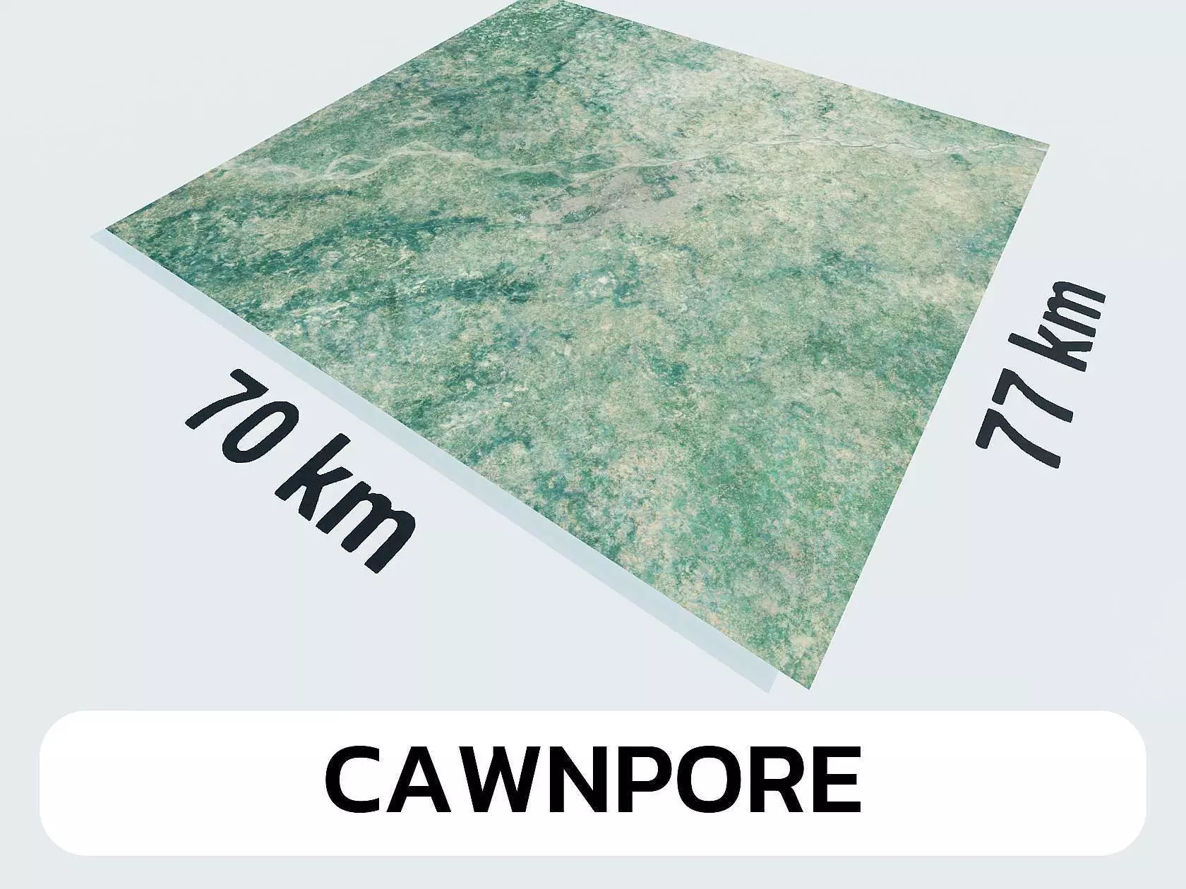 Cawnpore India City Landscape 3D Model 3D model | CGTrader