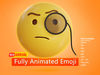 3D model Thinking Monocle Animated Emoji VR / AR / low-poly | CGTrader