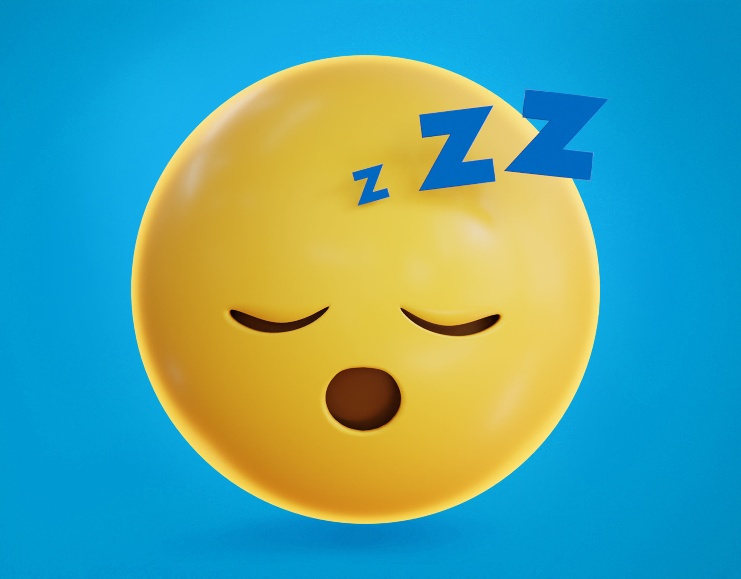 3D model Sleeping face Animated Emoji VR / AR / low-poly | CGTrader