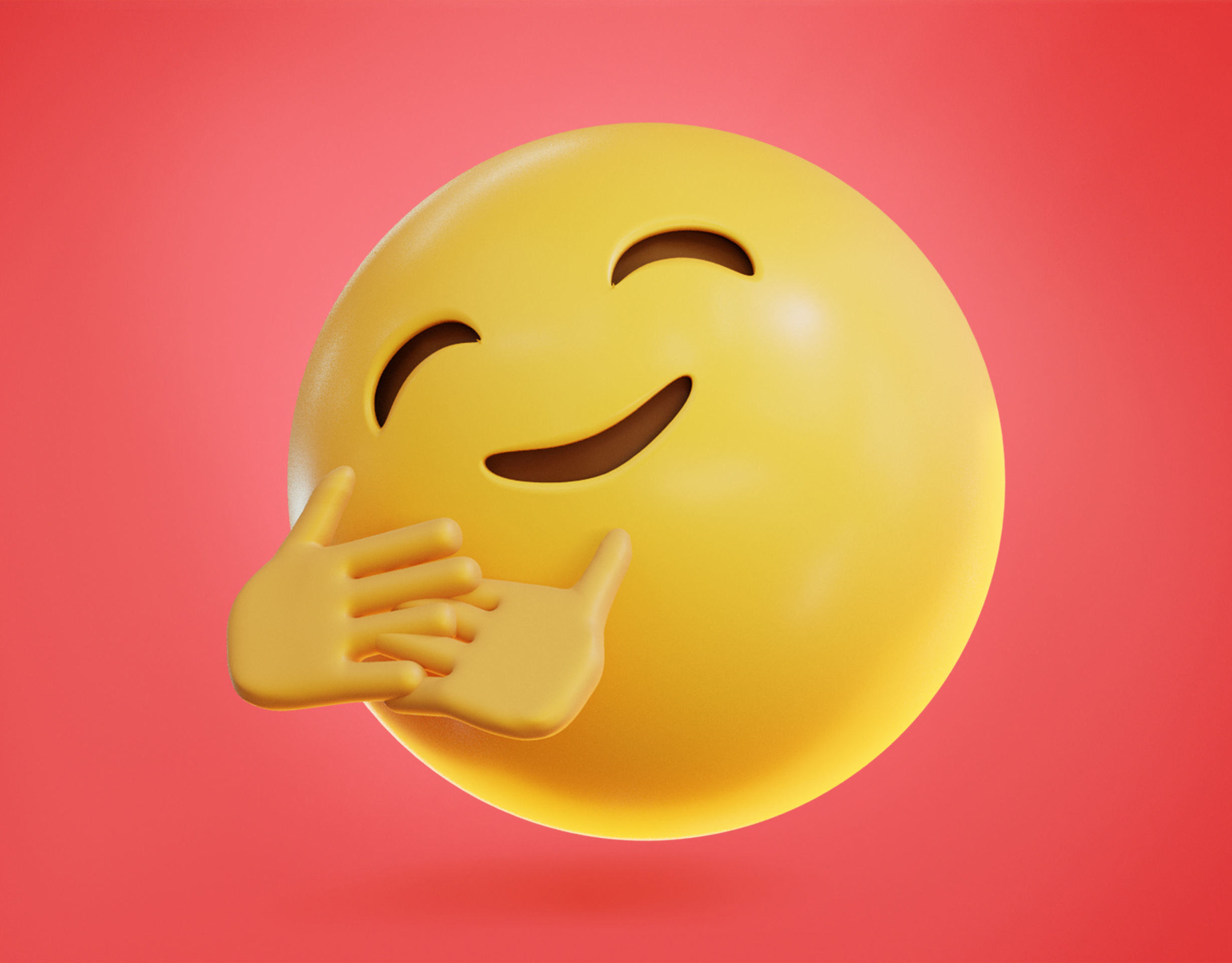 3D model Hugging face Animated Emoji VR / AR / low-poly | CGTrader