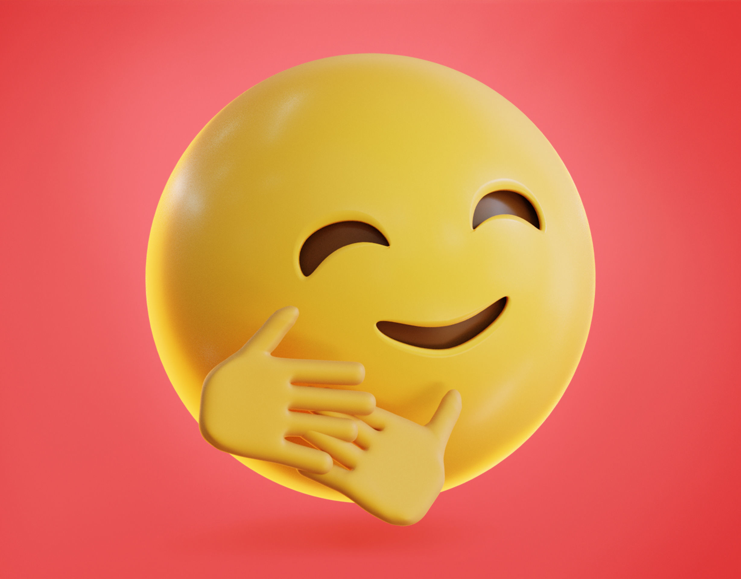 3D model Hugging face Animated Emoji VR / AR / low-poly | CGTrader