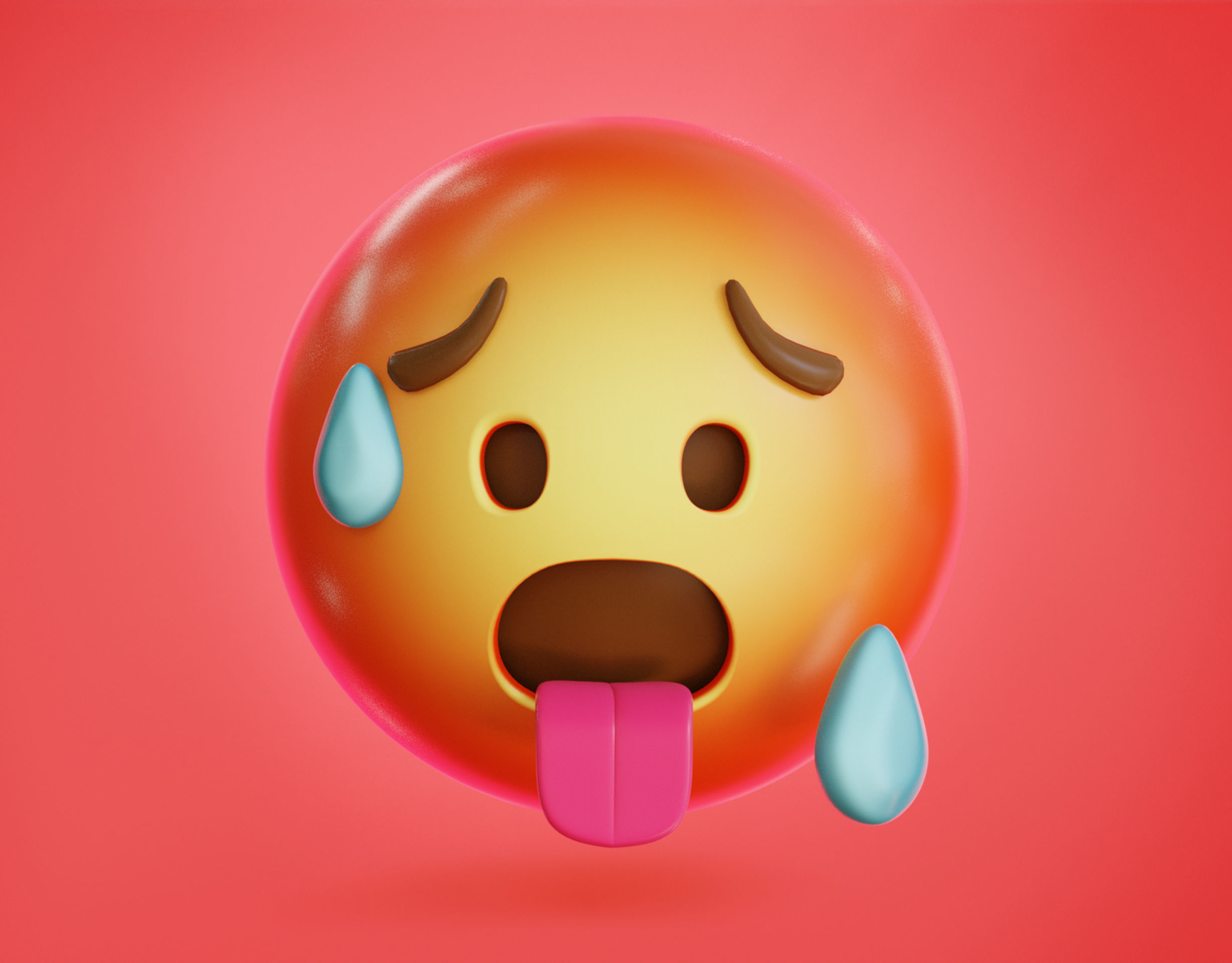 3D model Hot face Animated Emoji VR / AR / low-poly | CGTrader