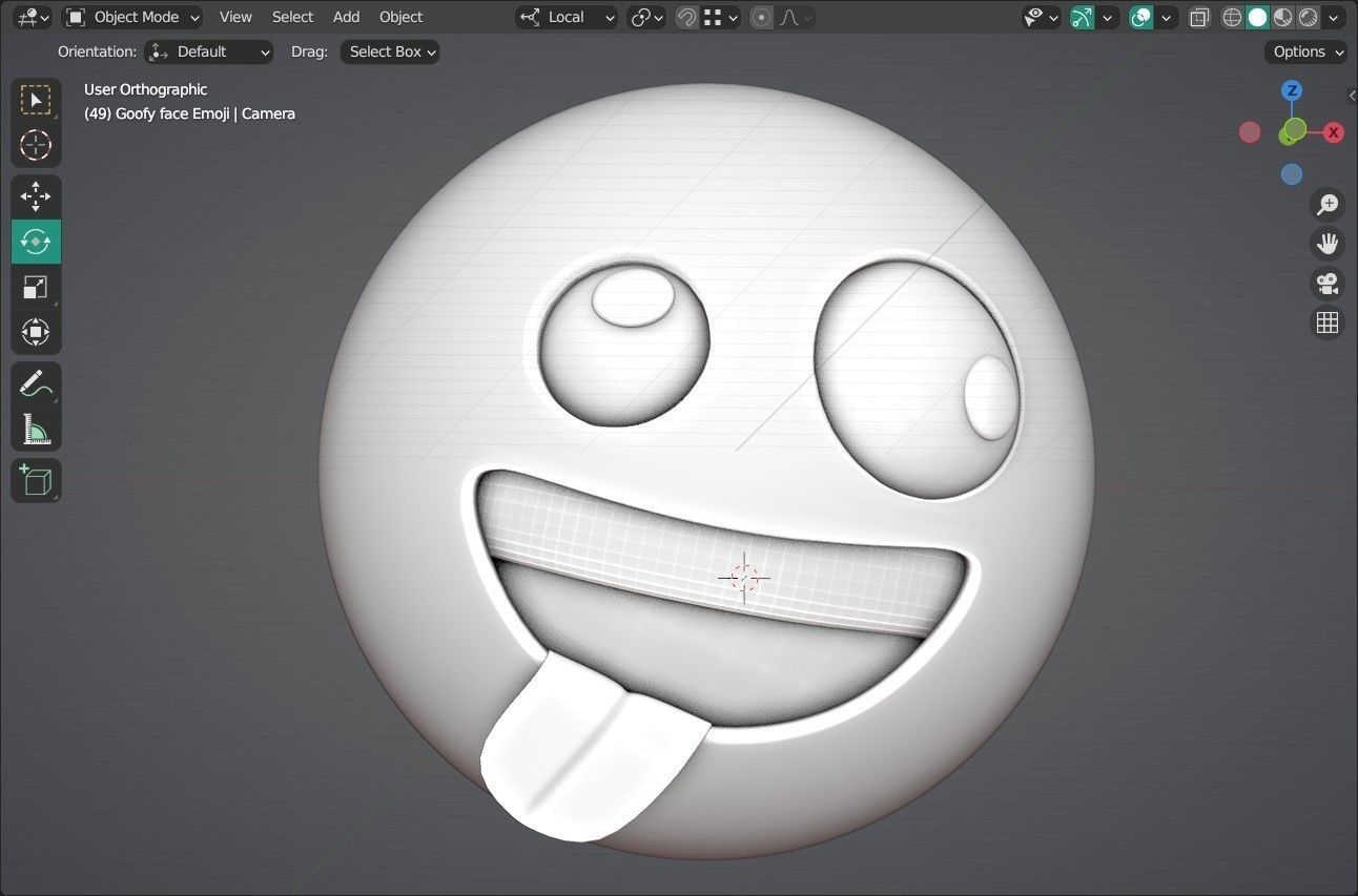 3D model Goofy face Animated Emoji VR / AR / low-poly | CGTrader
