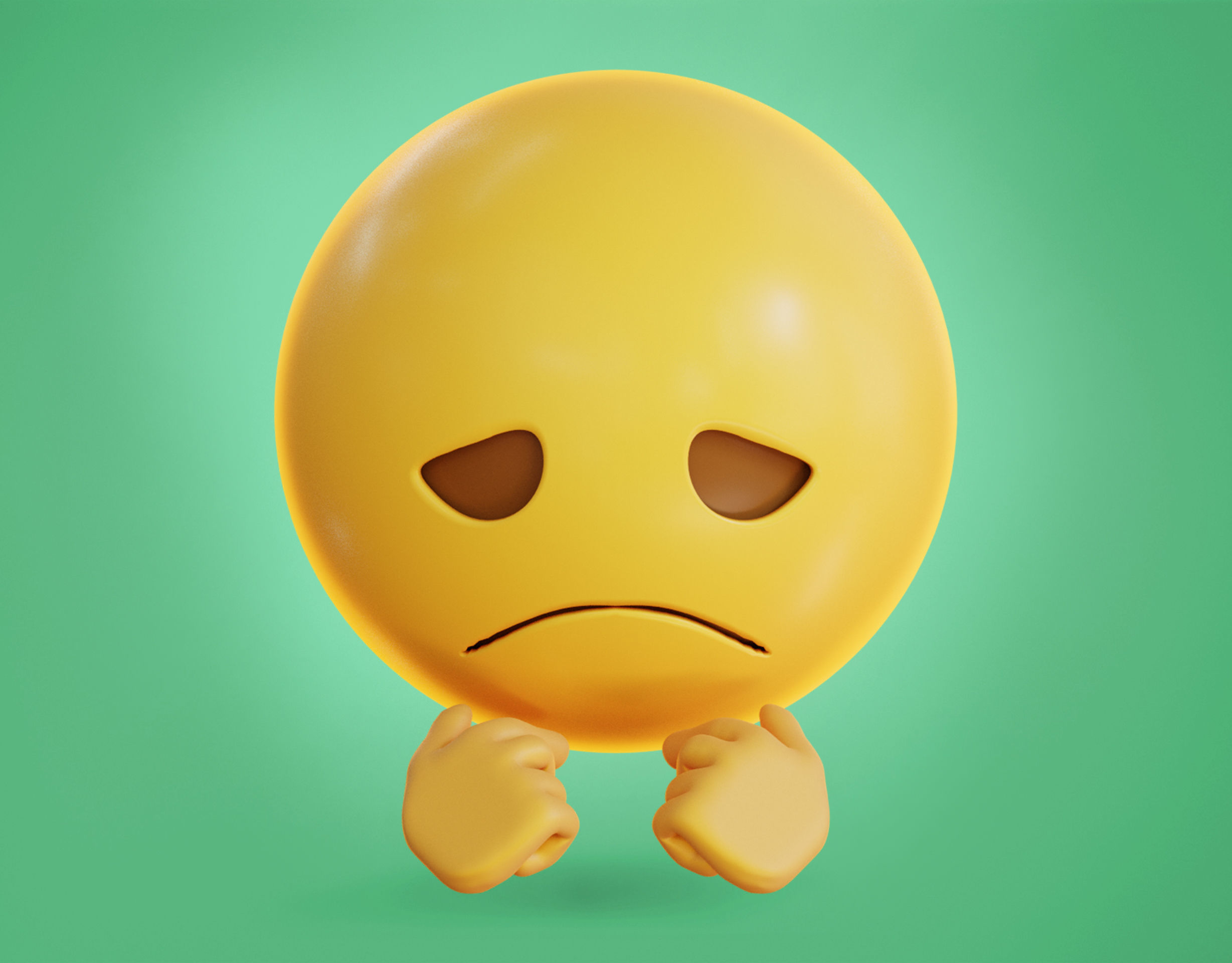 3D model Fake a Smile Animated Emoji VR / AR / low-poly | CGTrader