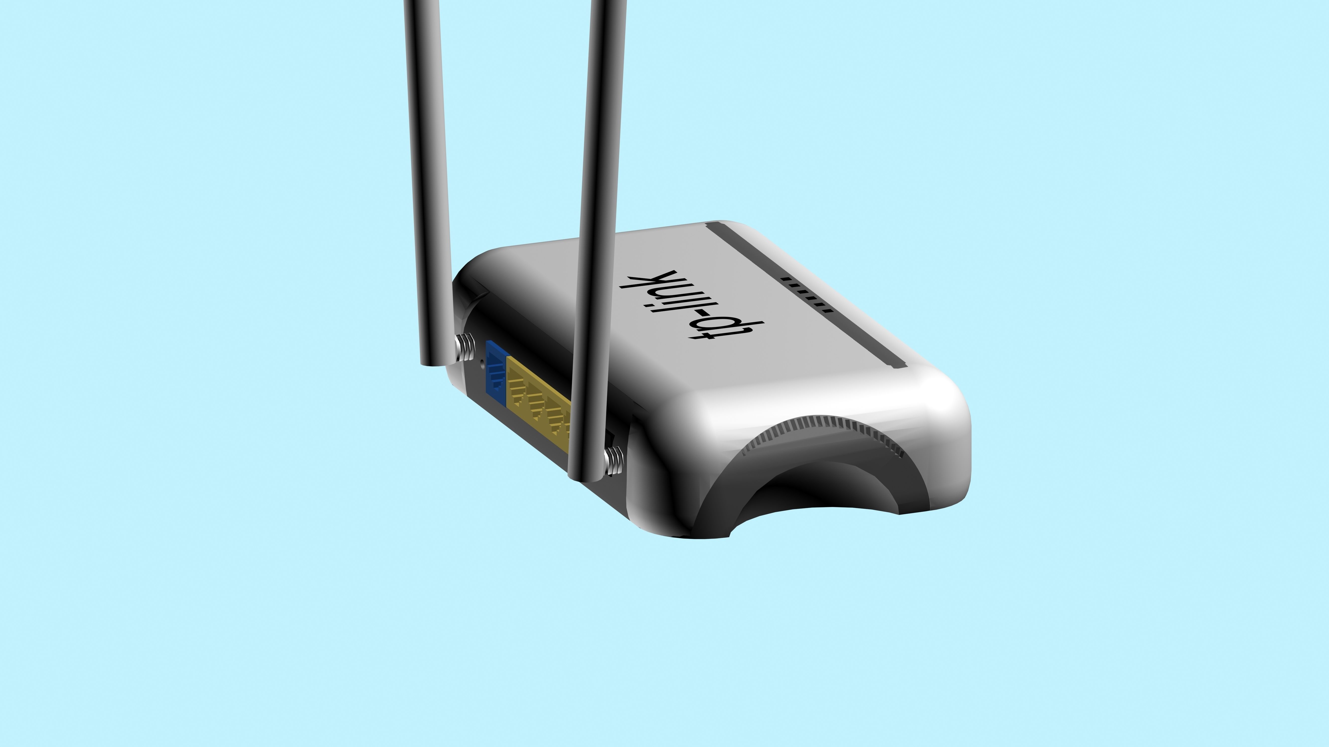 Rauter tp-link wireless router free 3D model | CGTrader