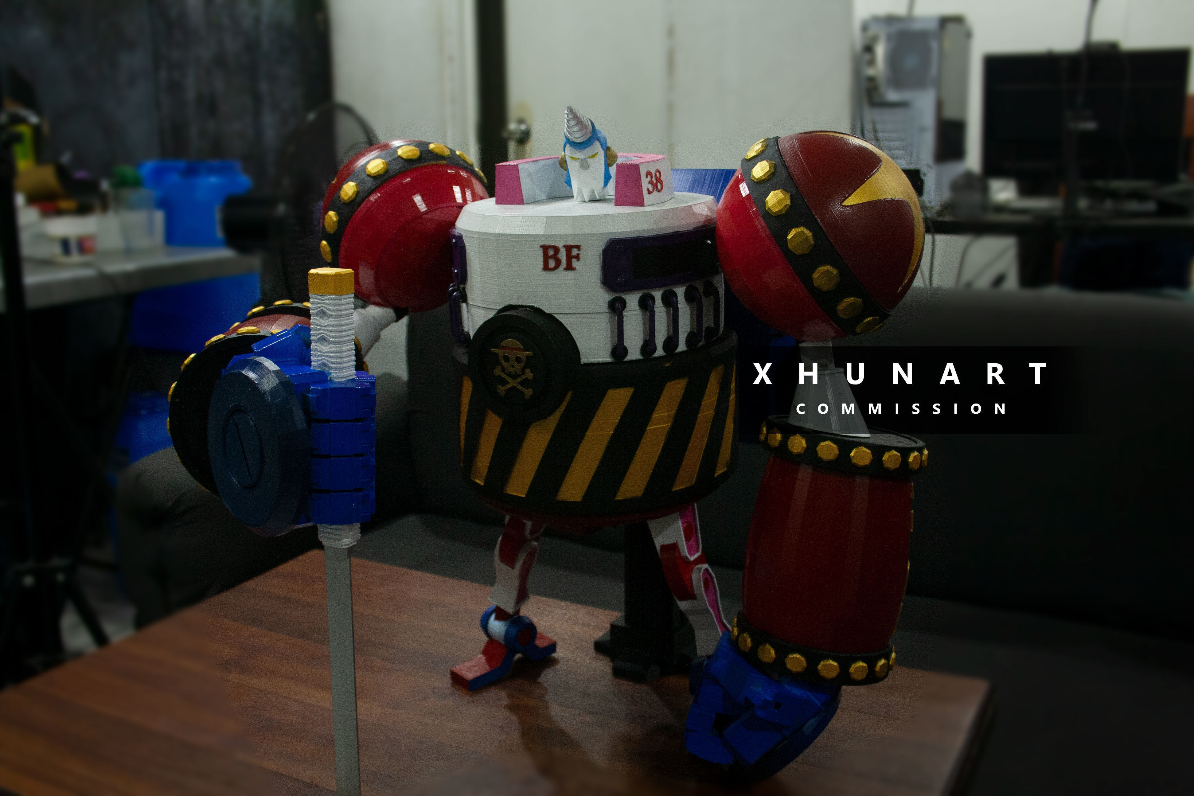 General Franky One Piece STL 3D model 3D printable | CGTrader