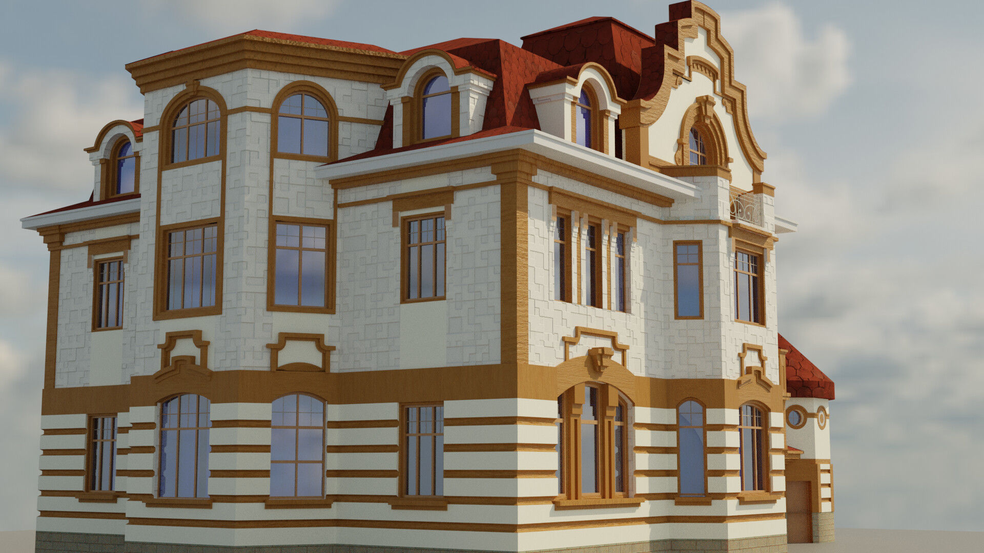 London style PBR House free VR / AR / low-poly 3D model | CGTrader