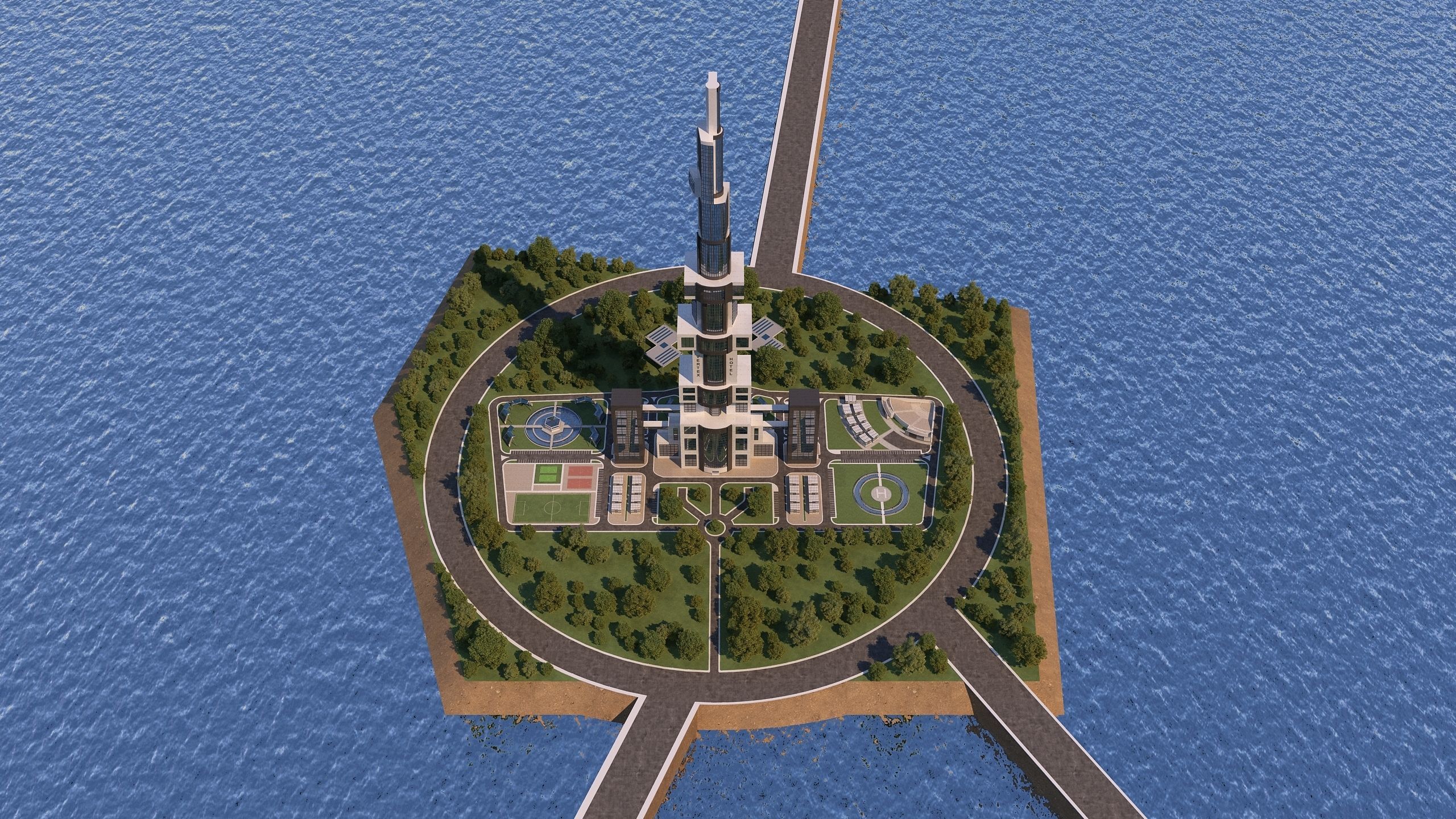 0132 - Skyscraper Architecture Project 3D model | CGTrader