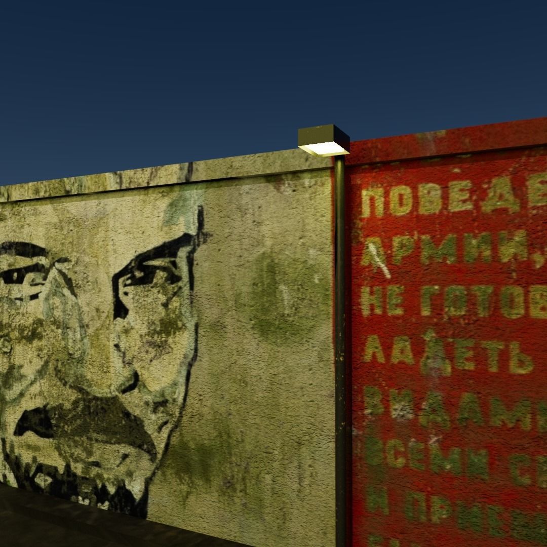 3D model Soviet union street VR / AR / low-poly | CGTrader