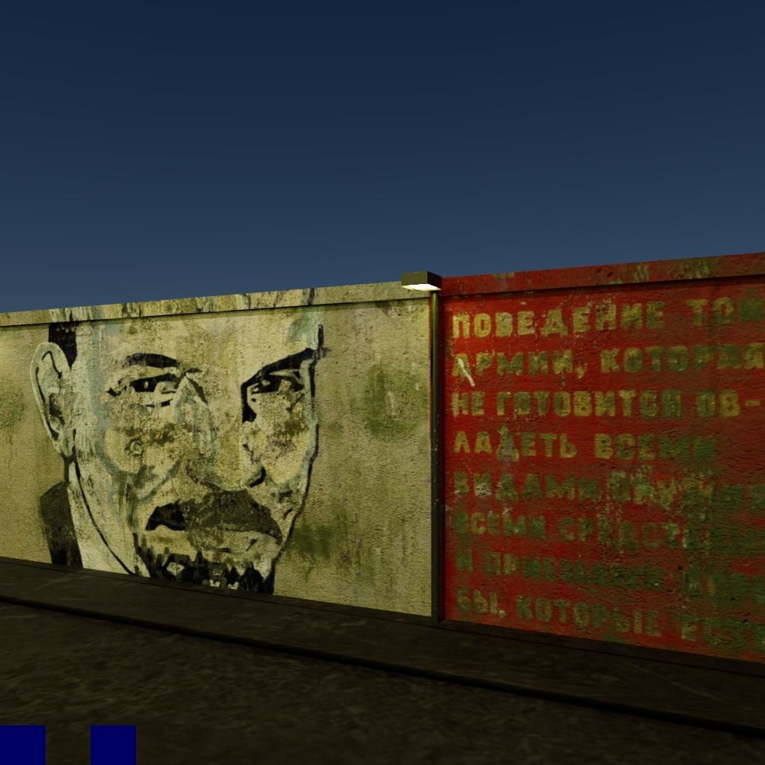 3D model Soviet union street VR / AR / low-poly | CGTrader