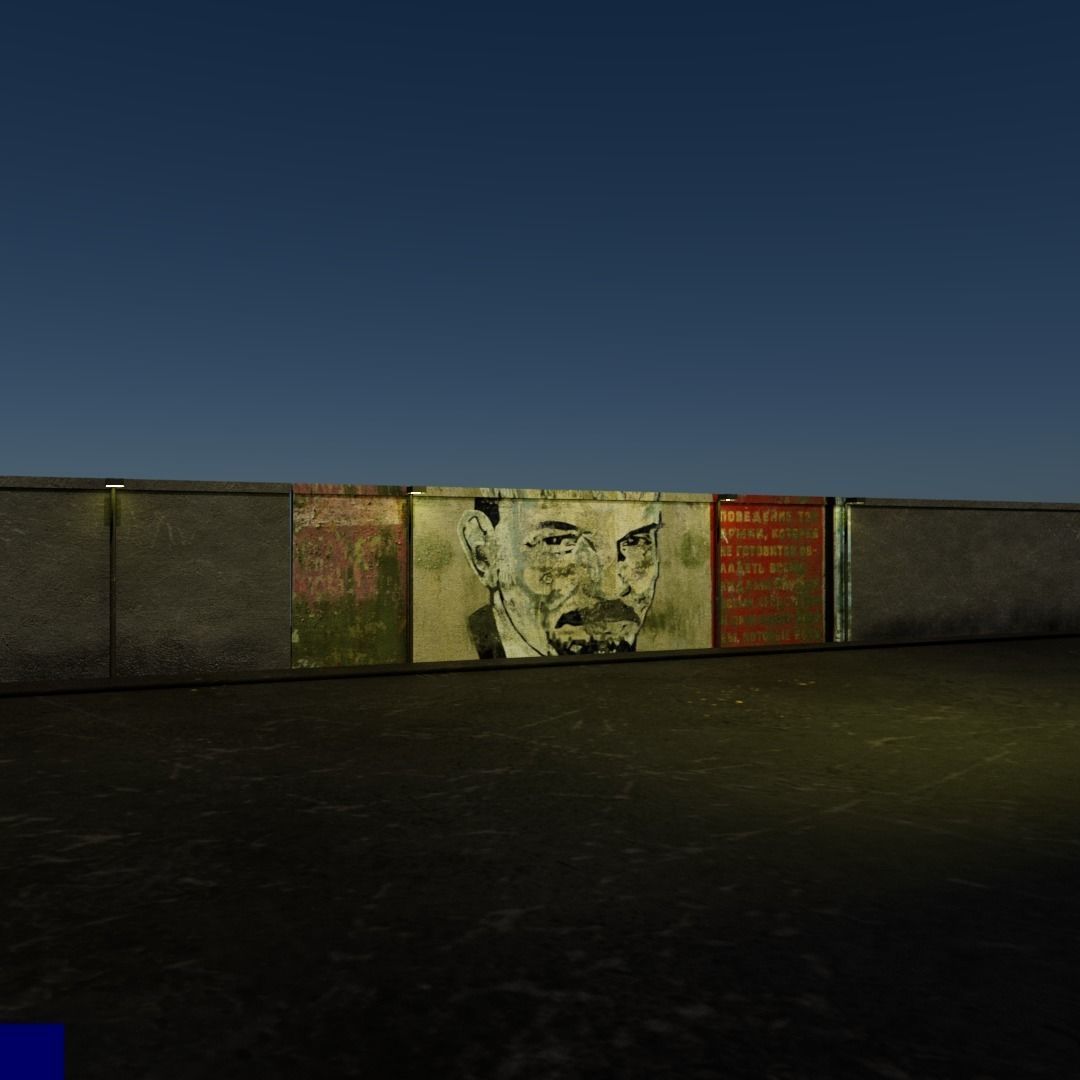 3D model Soviet union street VR / AR / low-poly | CGTrader