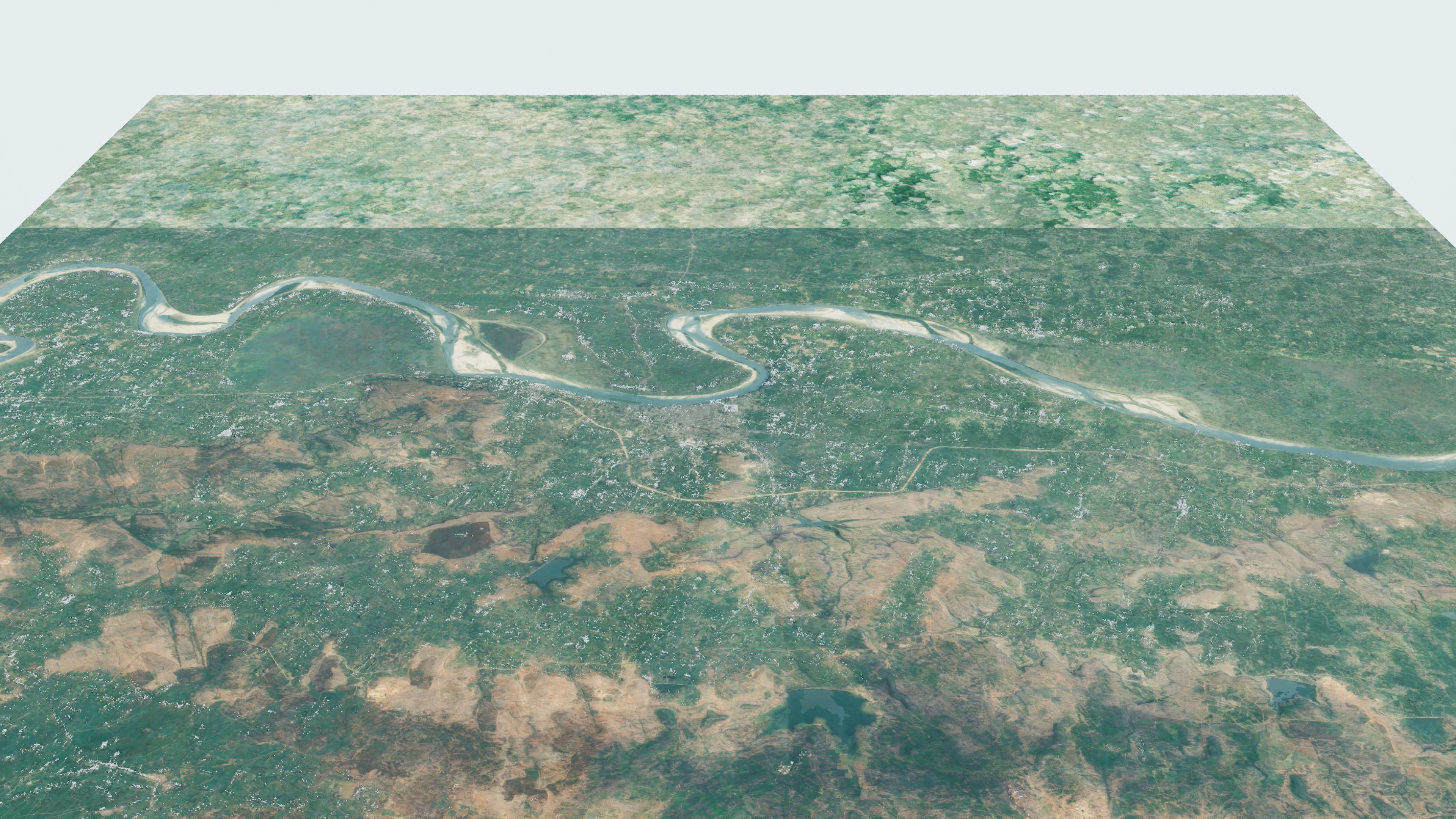 Mirzapur India City Landscape 3D Model 3D model | CGTrader