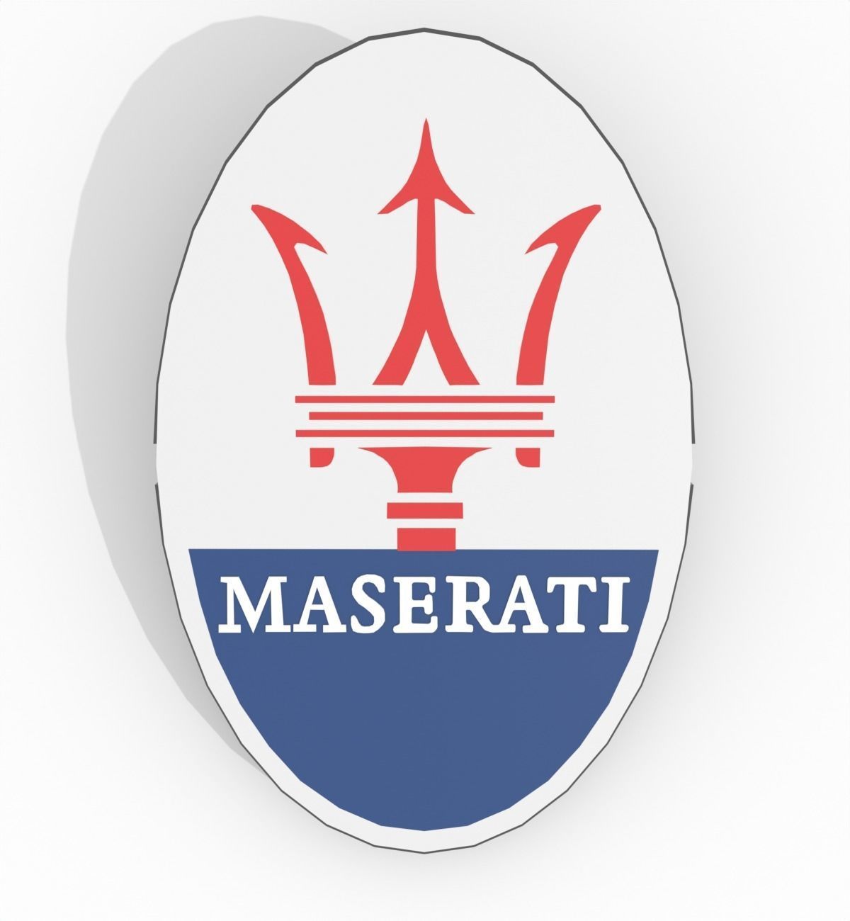 3D model Maserati emblem VR / AR / low-poly | CGTrader